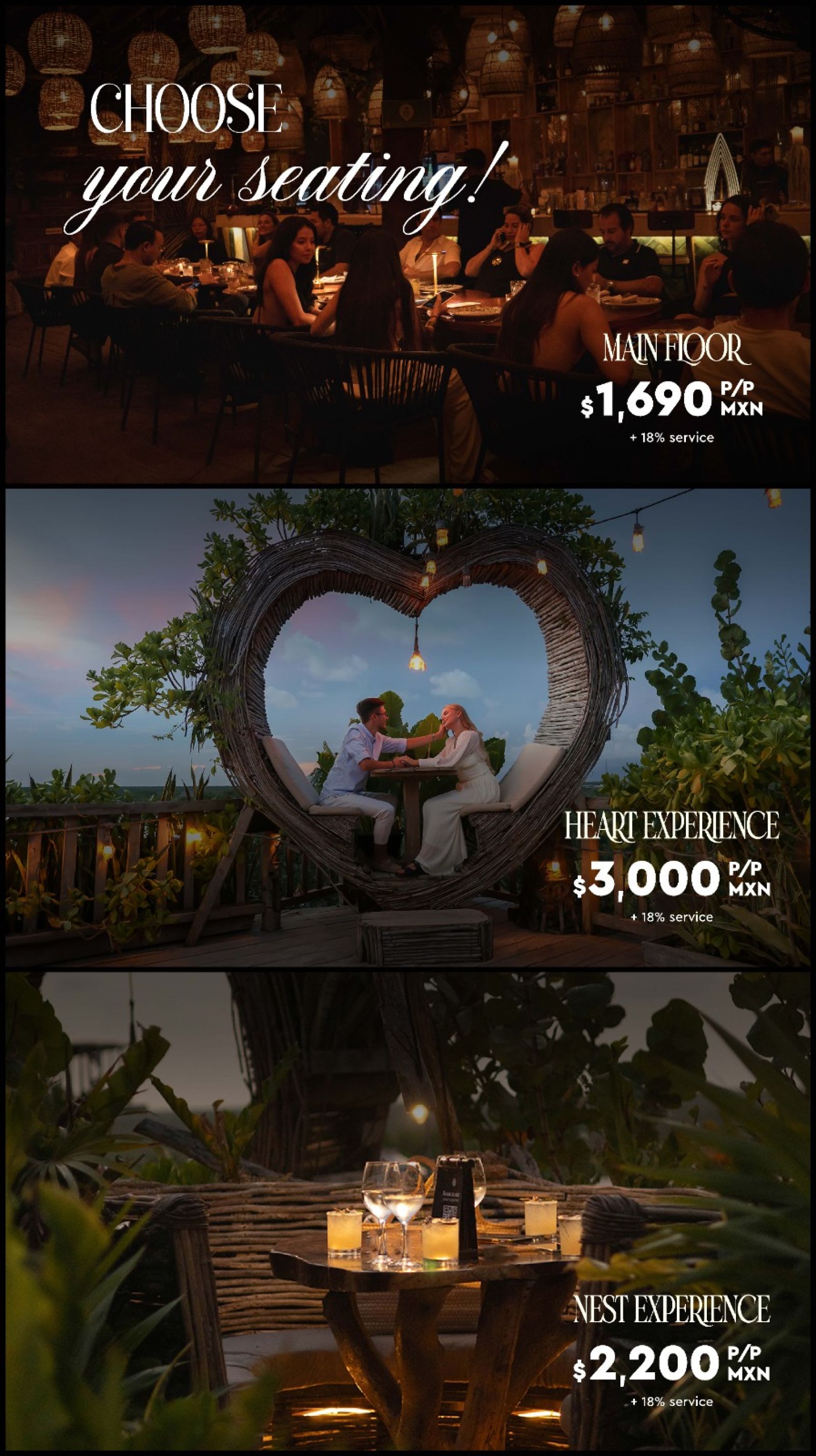 Tribe of Love San Valentin Dinner's at Karma's Tickets | Tulum | Kanan ...