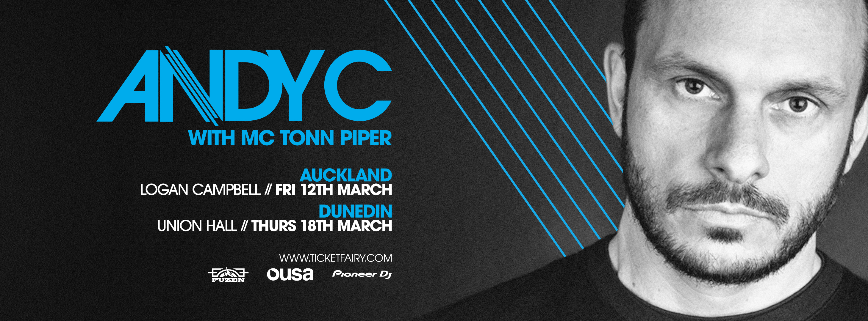 ANDY C - Dunedin's Tickets | Dunedin | Union Hall - Ticket Fairy