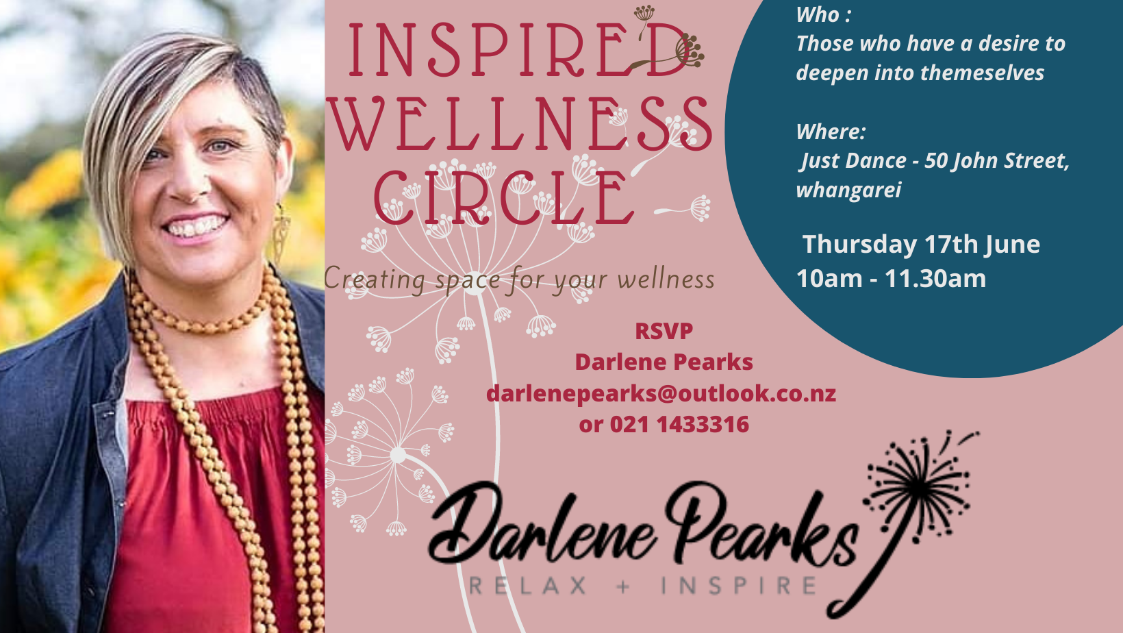 Inspired Wellness Circle Tickets | Whangārei | Just Thrive - Ticket Fairy