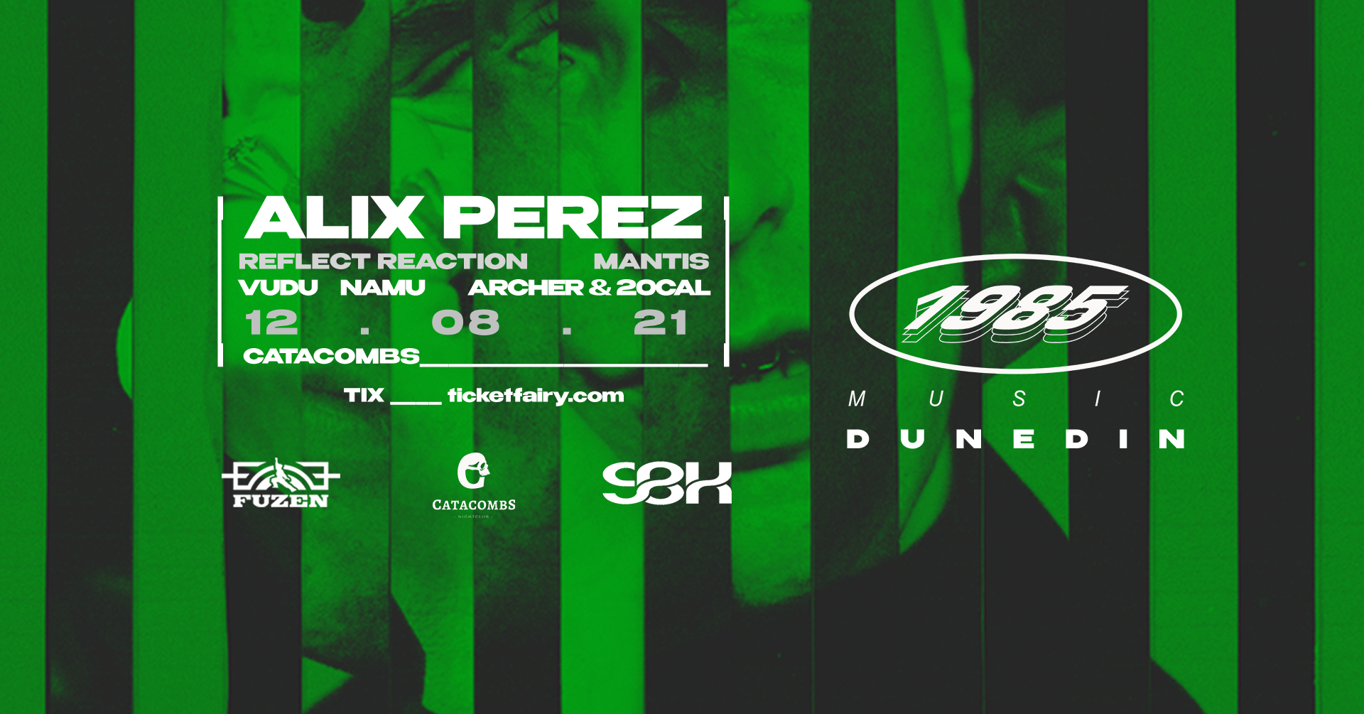 ALIX PEREZ - Dunedin's Tickets | Dunedin | Catacombs - Ticket Fairy