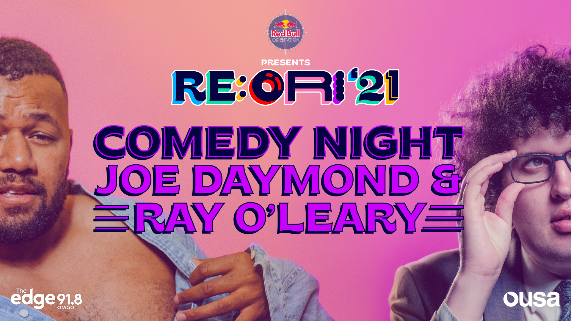OUSA Re:ORI Comedy Night - Joe Daymond & Ray O'Leary Tickets | Dunedin ...
