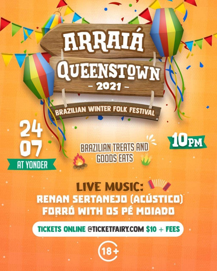 Arraiá Queenstown 2021 Tickets | Queenstown | Yonder - Ticket Fairy