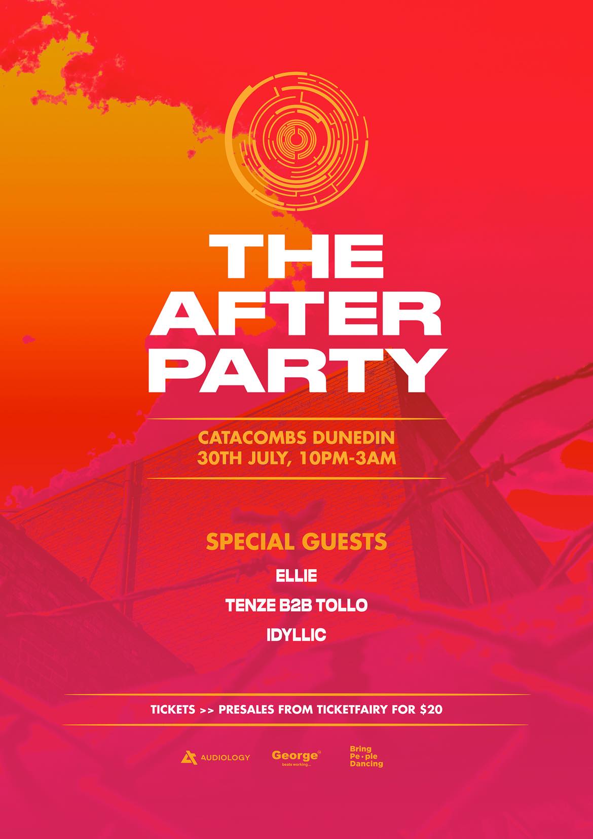 The Afterparty | Dunedin Tickets | Dunedin | Catacombs - Ticket Fairy
