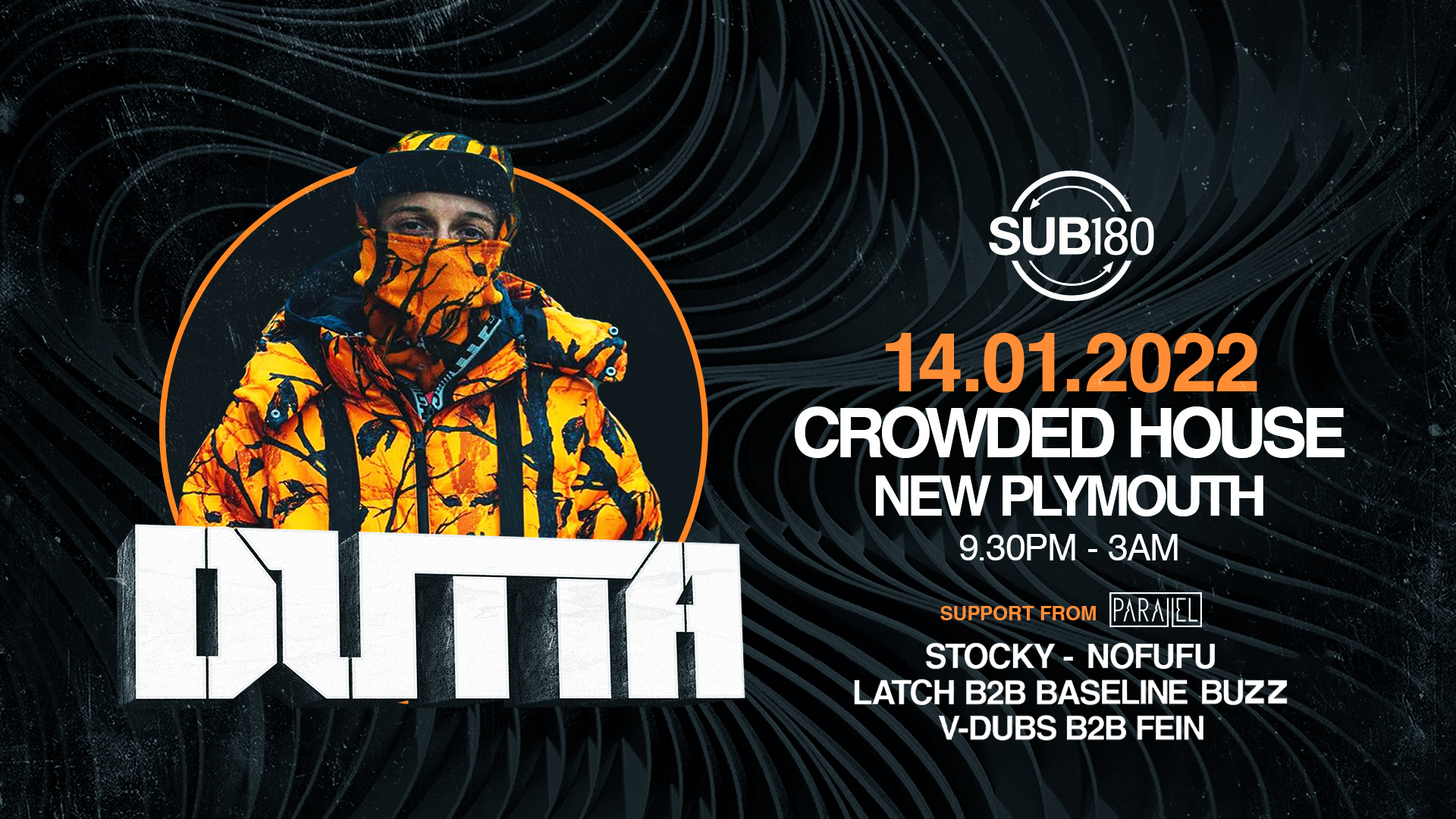 Dutta (UK) | New Plymouth Tickets | New Plymouth | Crowded House Bar ...