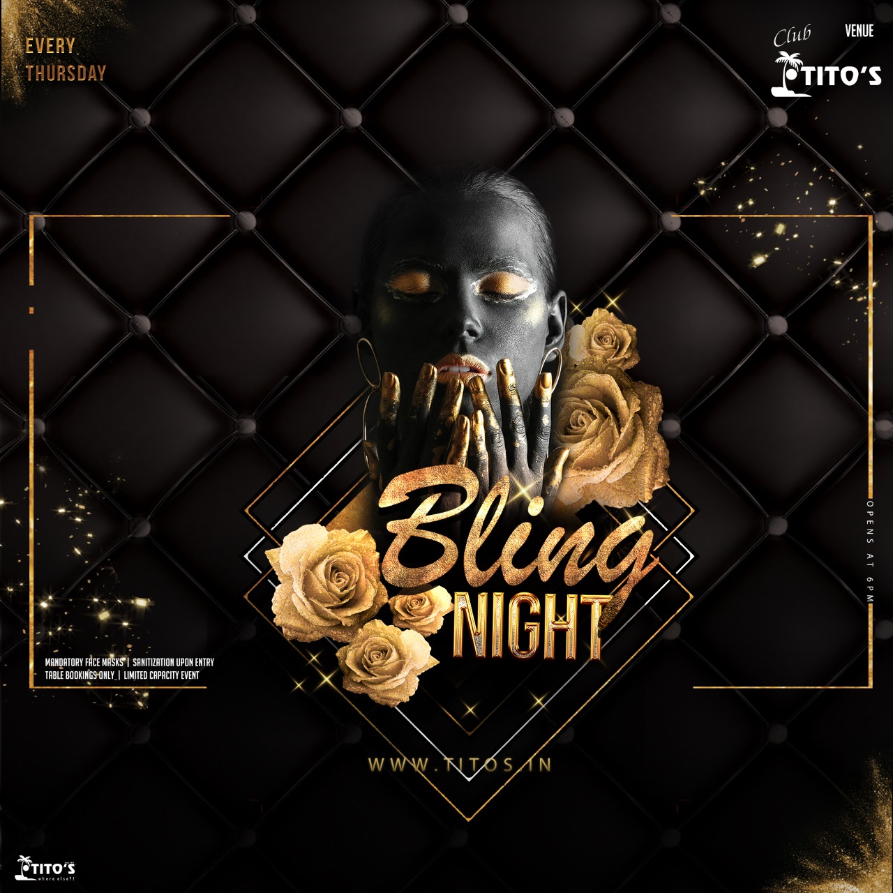 Bling Night Thursday Tickets | Baga | Tito's Club - Ticket Fairy