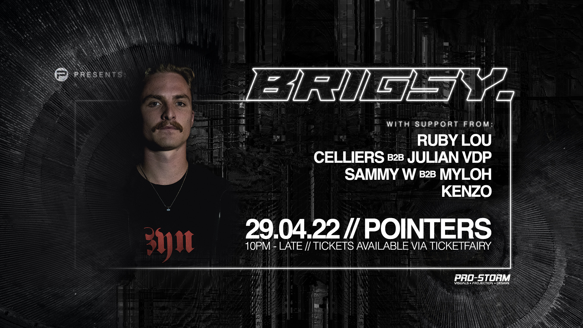 Pointers Presents: BRIGSY. Tickets | Auckland | Pointers Bar & Grill ...