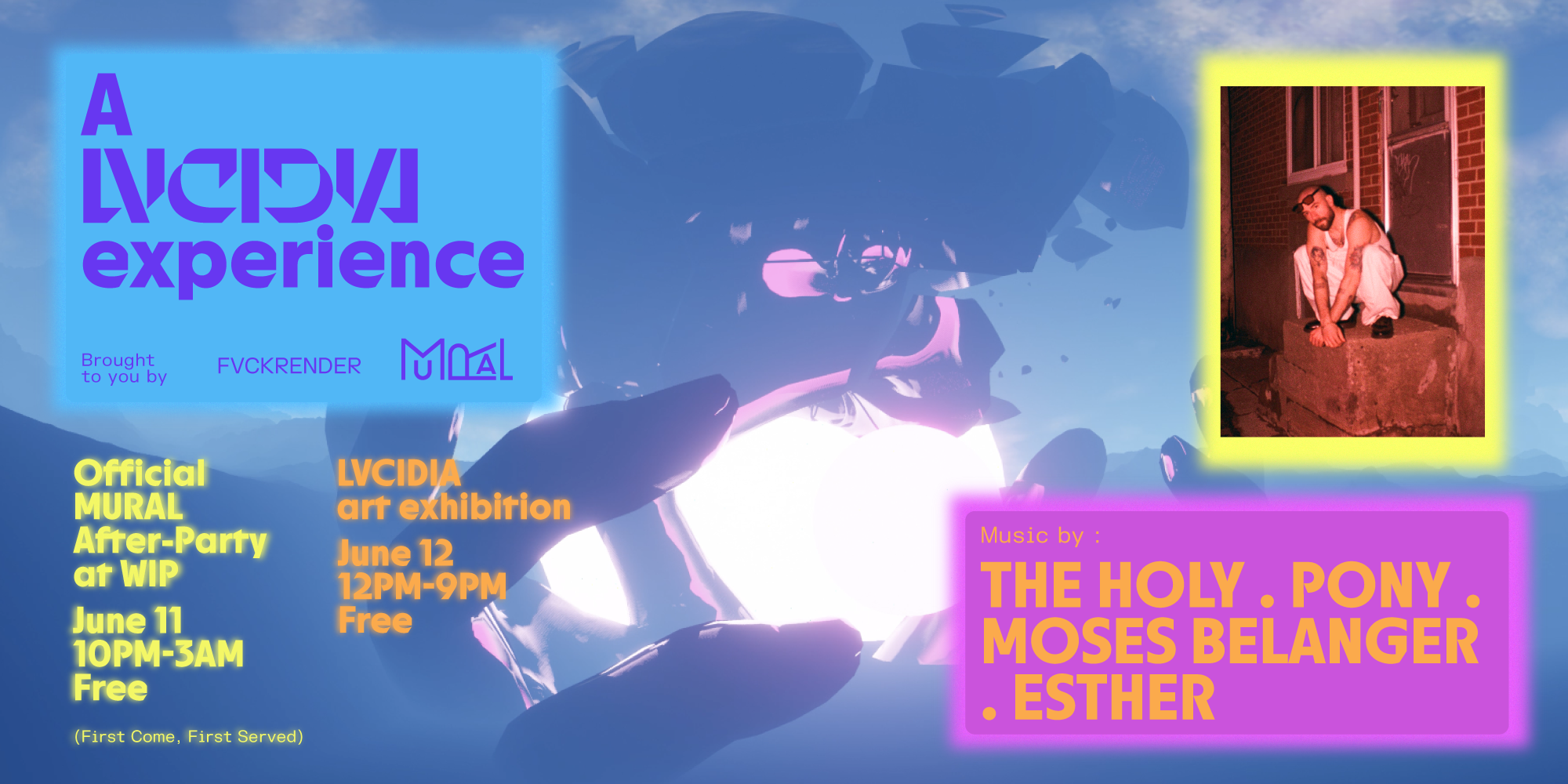 A LVCIDIA EXPERIENCE - Official Mural After-Party Tickets | Montréal | WIP - Ticket Fairy