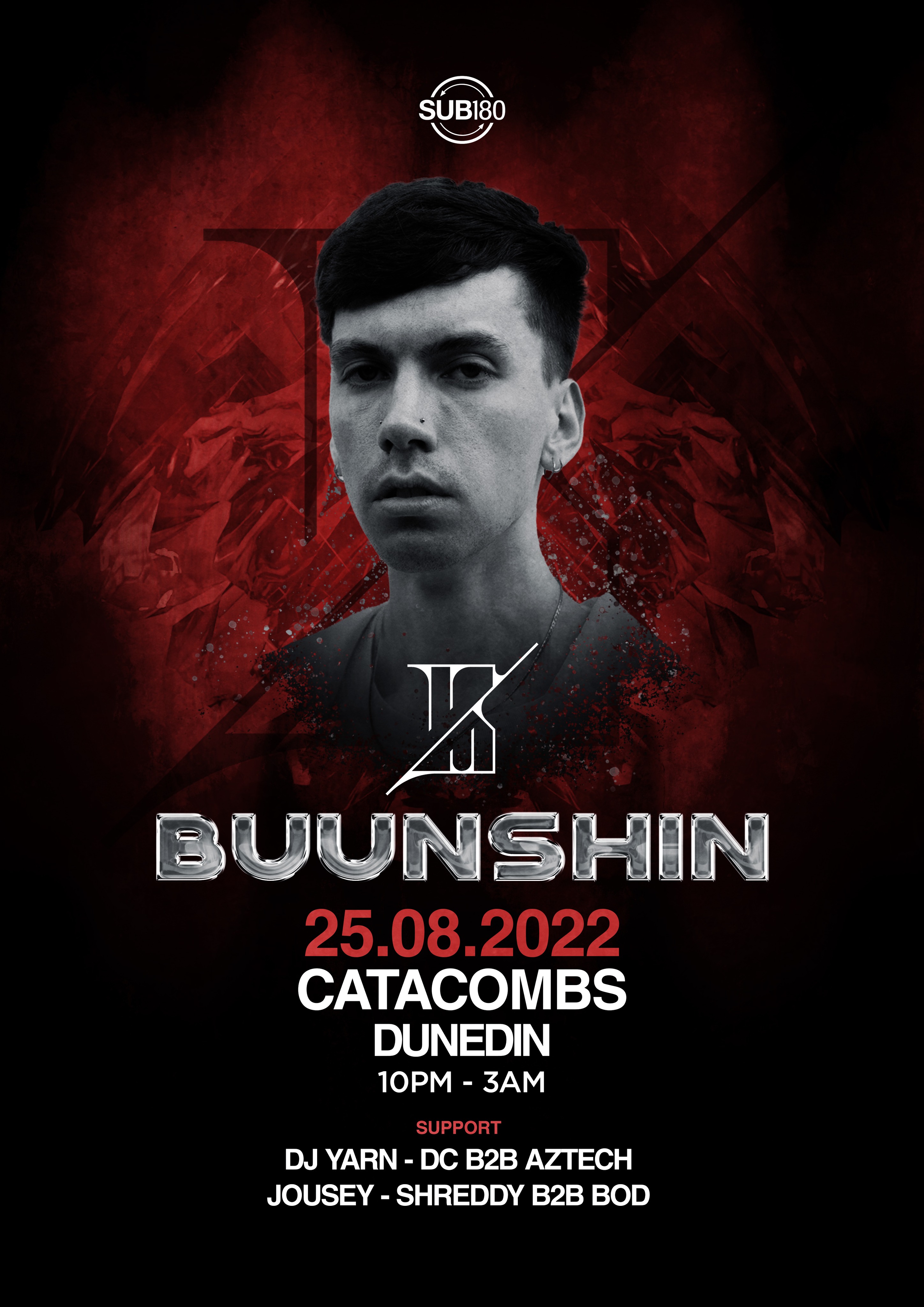 Buunshin (NL) | Dunedin's Tickets | Dunedin | Catacombs Nightclub ...