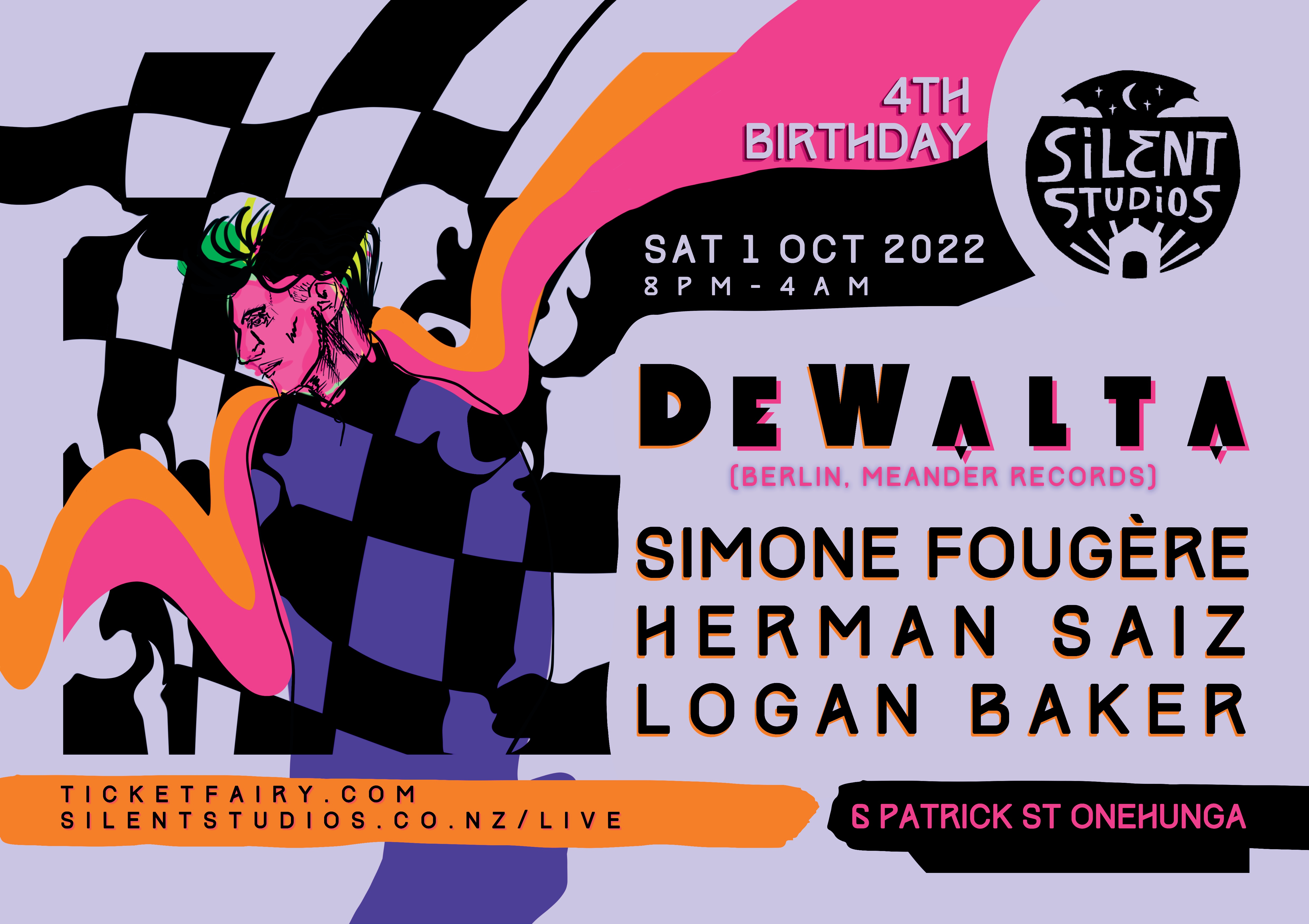 Silent Studios 4th Birthday with DeWalta's Tickets | Auckland | Silent ...