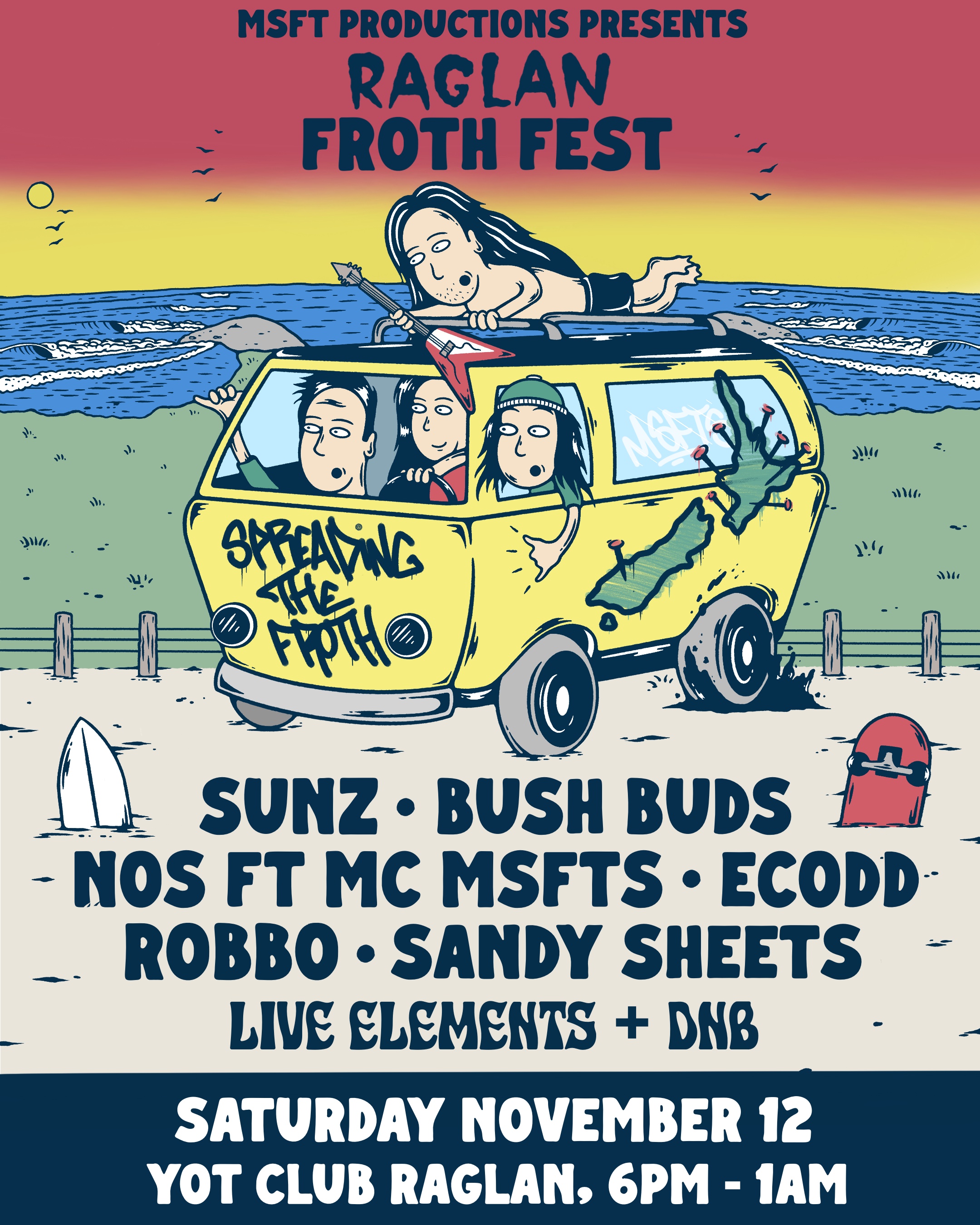RAGLAN FROTH FEST Tickets | Raglan | The Yot Club - Ticket Fairy