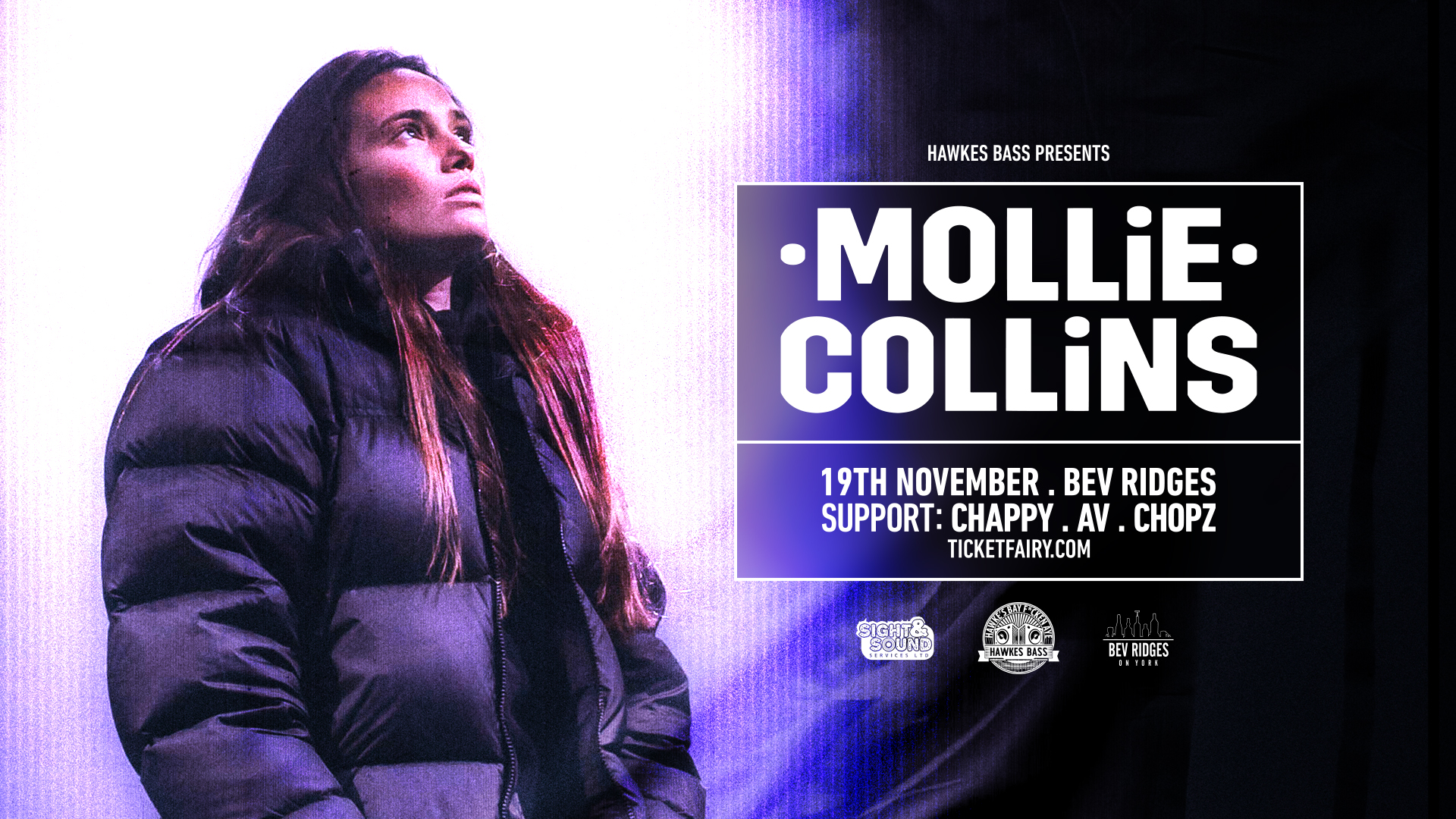 Mollie Collins - Napier Tickets | Napier | Bev Ridges On York - Ticket ...