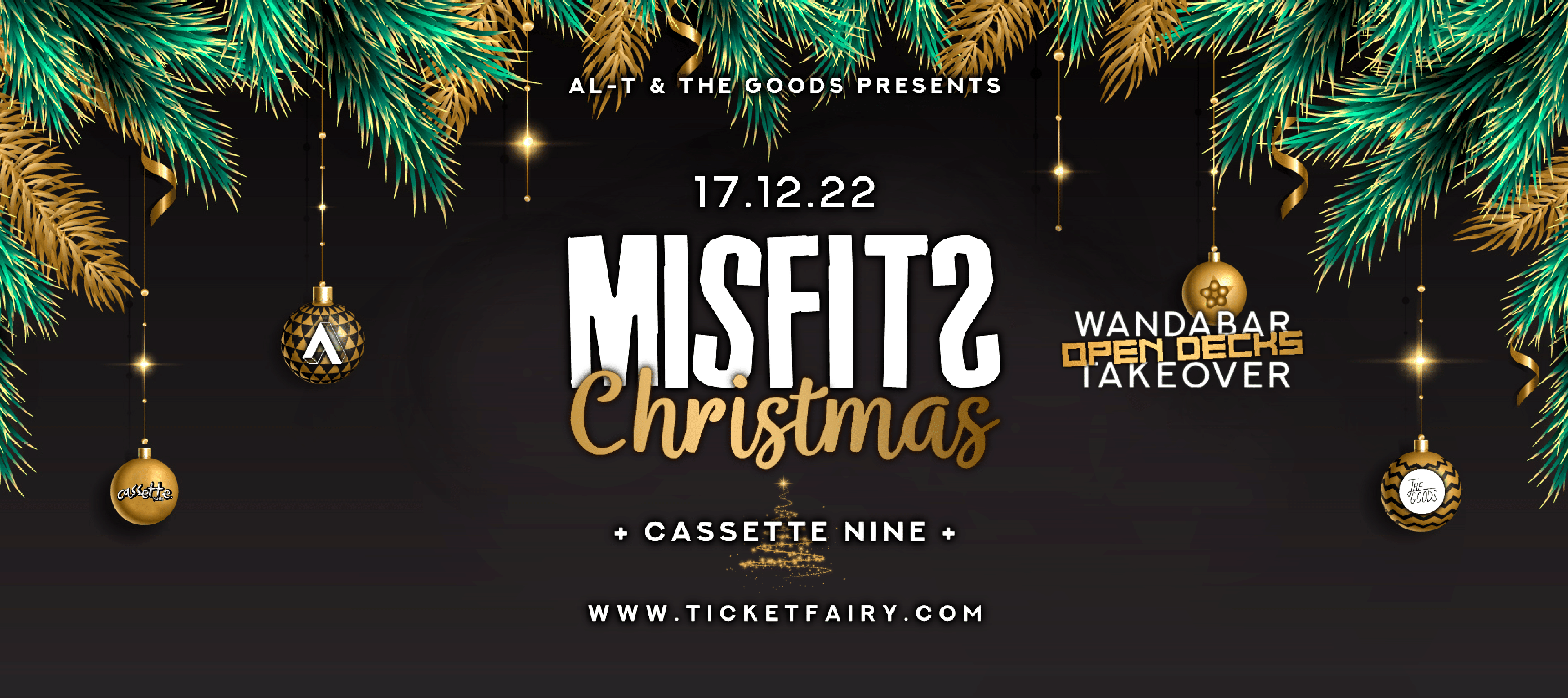MISFITS Christmas Tickets | Auckland | Cassette Nine - The Ticket Fairy