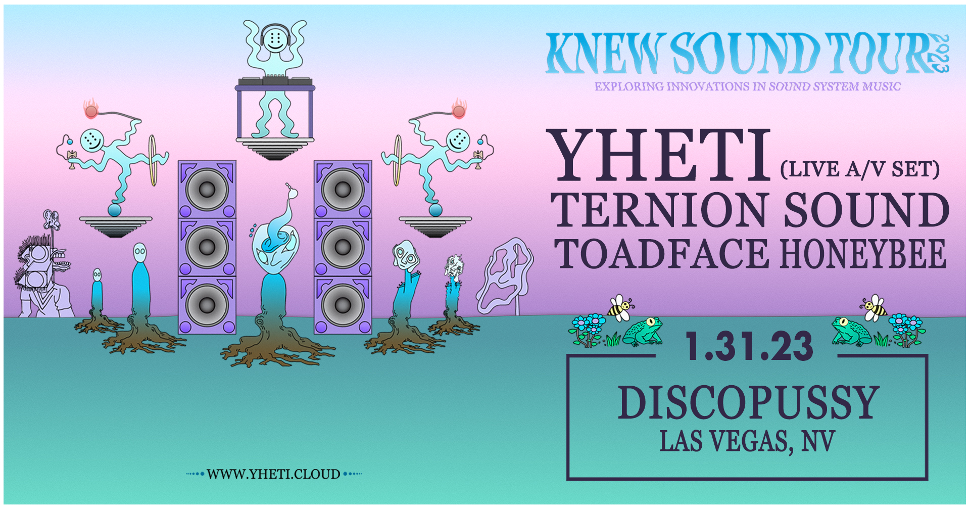 Yheti: Knew Sound Tour with Ternion Sound, Toadface, Honeybee's Tickets ...