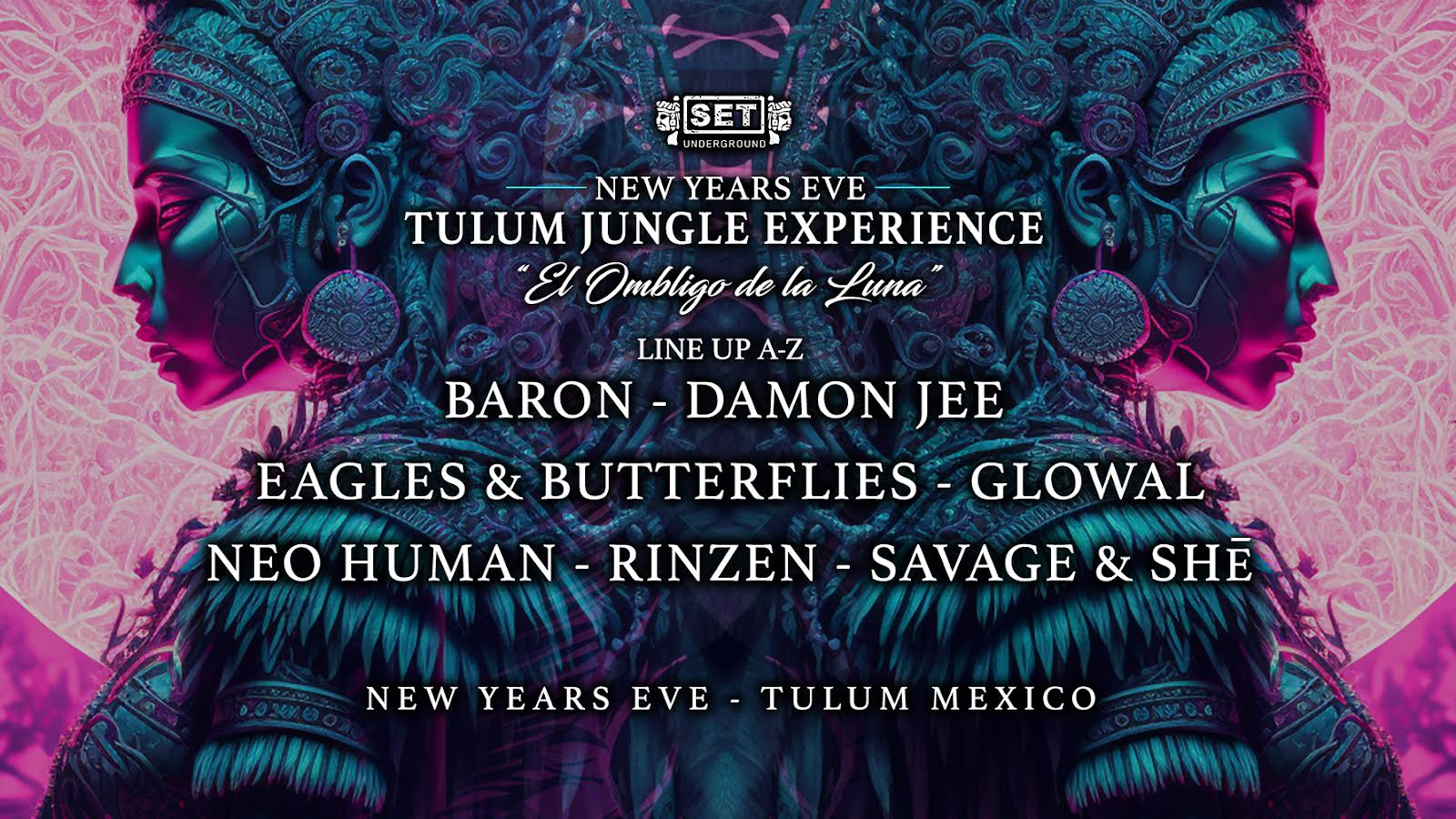 SET Underground's Tulum Jungle Experience NYE Tickets | Tulum | Secret ...