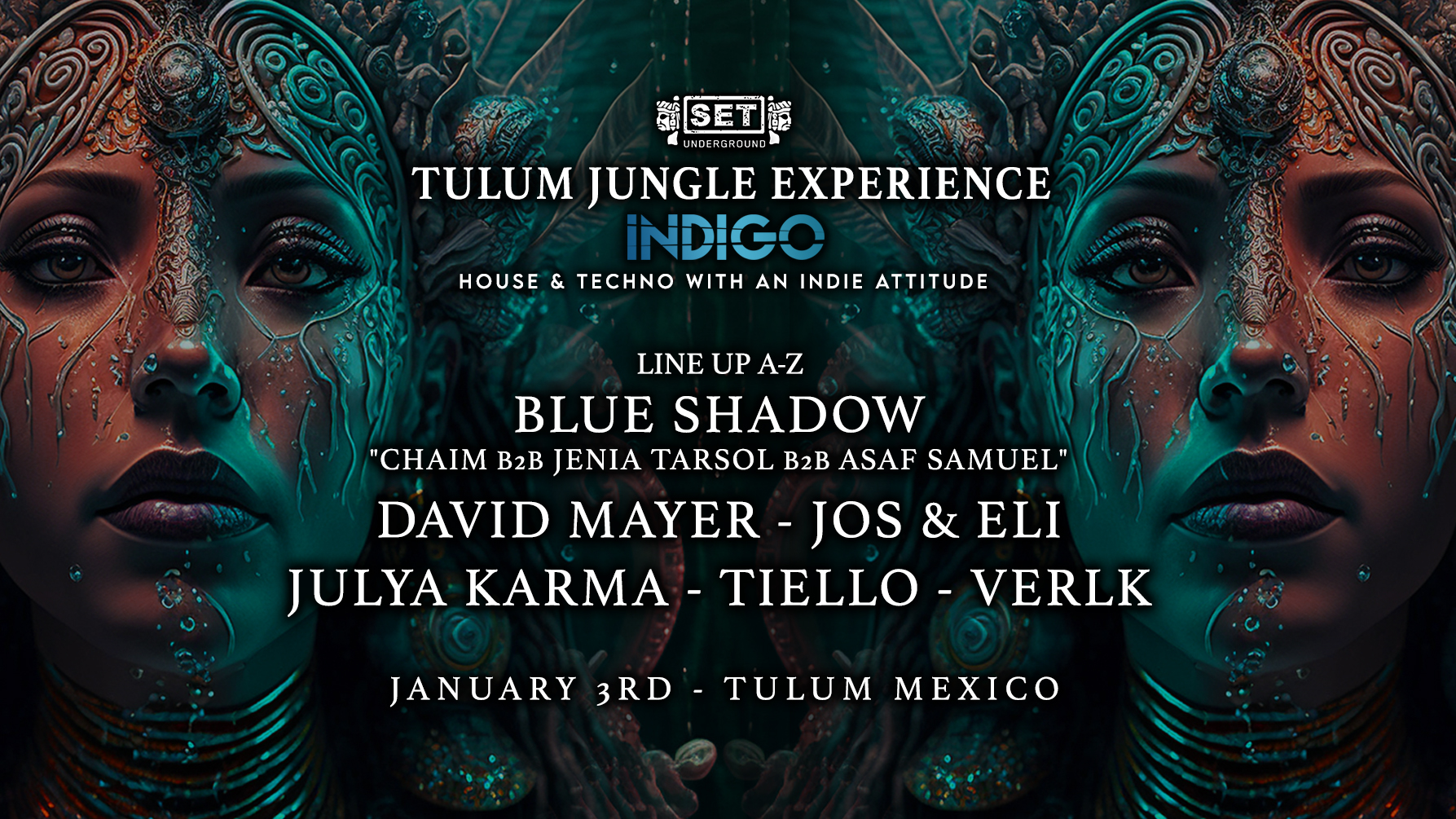 SET Underground's Tulum Jungle Experience January 3rd's Tickets | Tulum ...