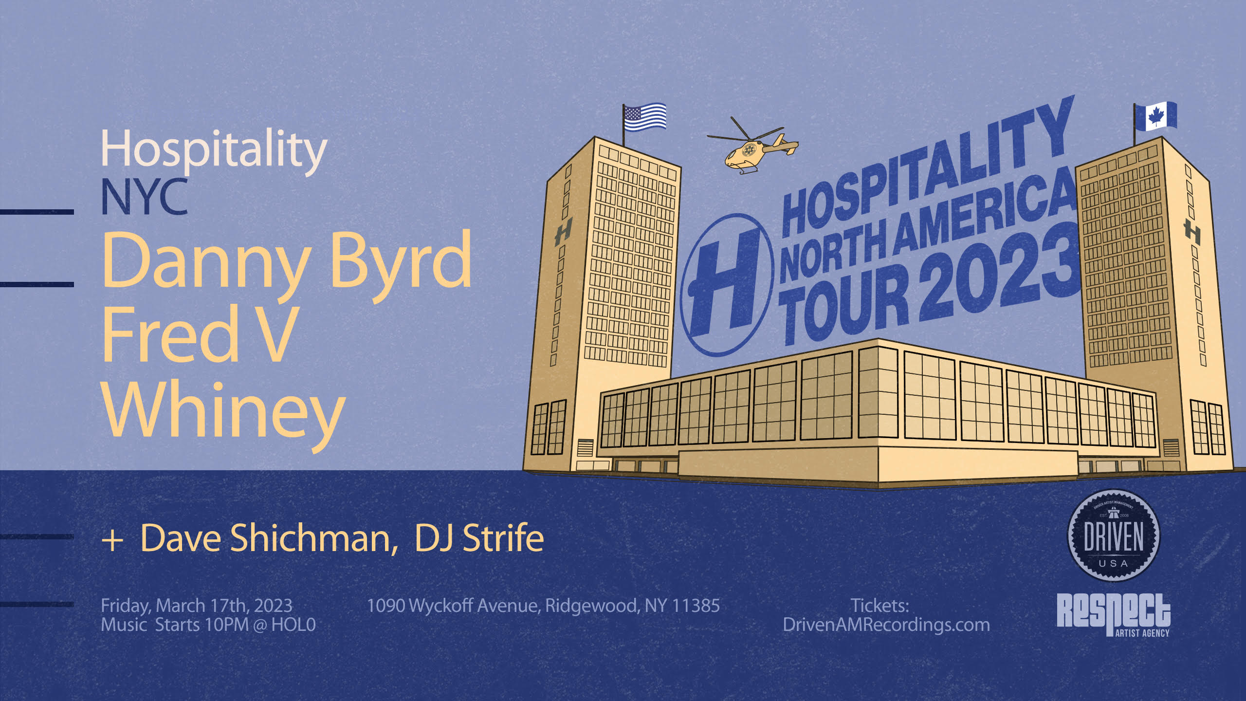 HOSPITALITY NYC Tickets | Queens | H0L0 - Ticket Fairy