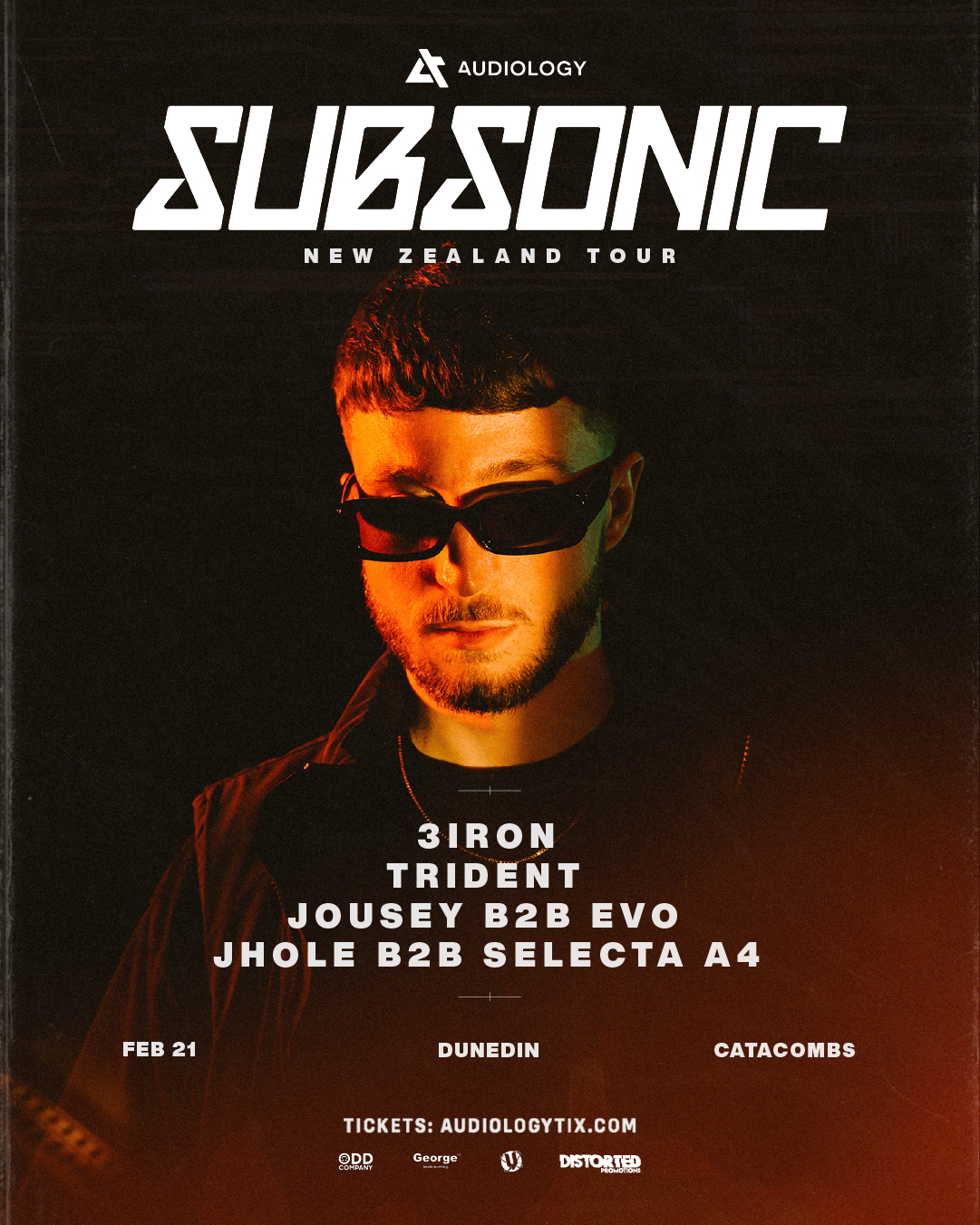 Subsonic (UK) | Dunedin (O Week) Tickets | Dunedin | Catacombs ...