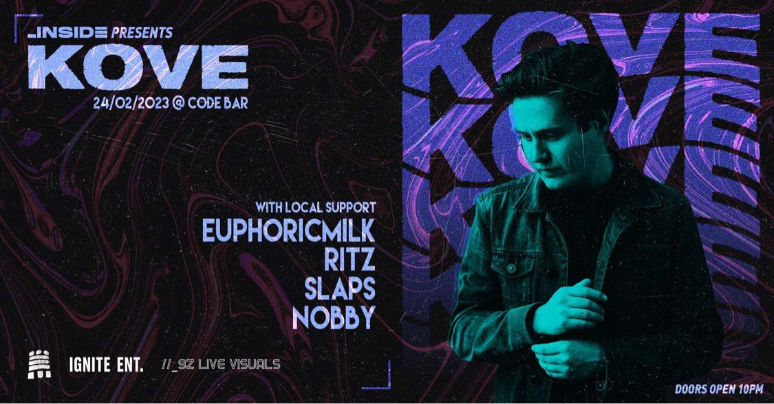KOVE (uk) | O-Week Hamilton's Tickets | Waikato | Code Bar and ...