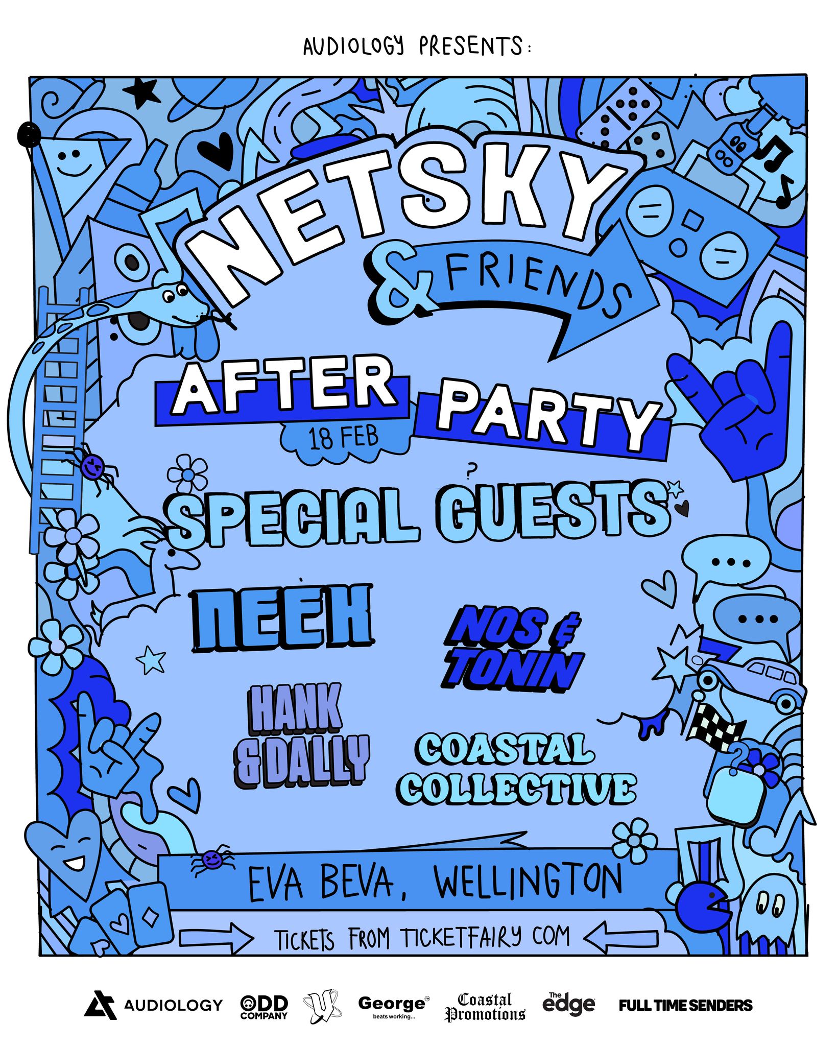 Netsky & Friends Afterparty | Wellington's Tickets | Wellington | Eva ...
