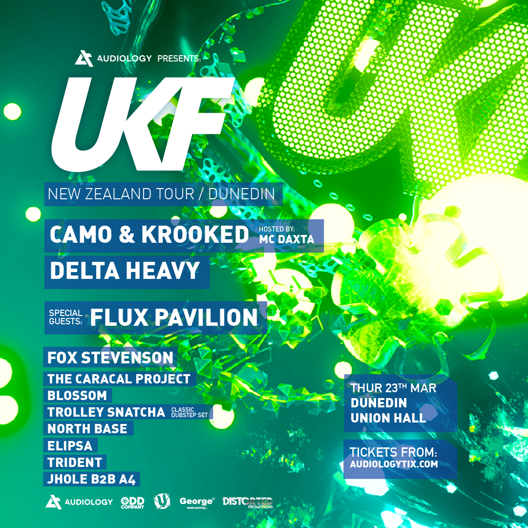 UKF Festival | Dunedin's Tickets | Dunedin | University Of Otago Union ...