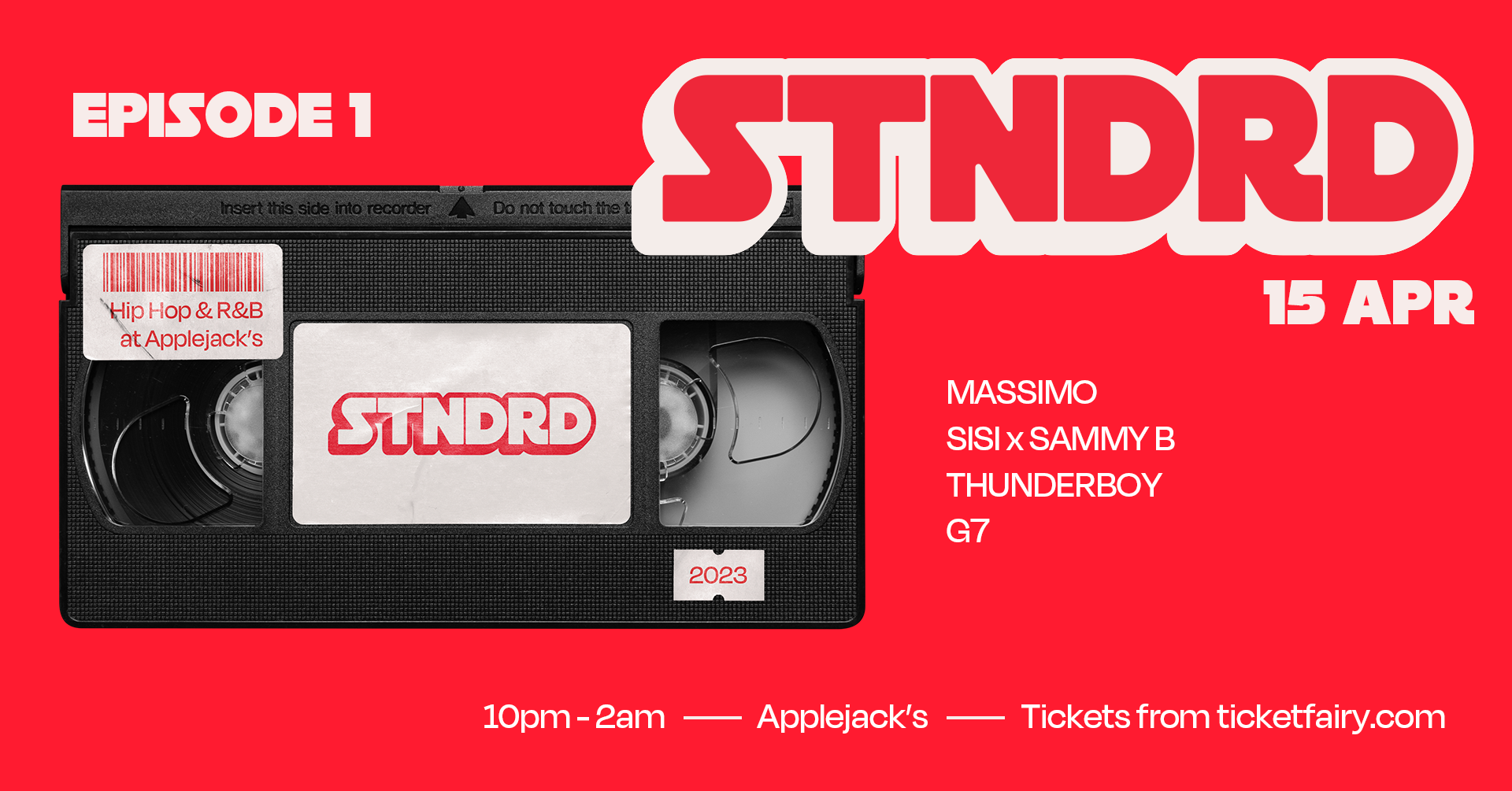 STNDRD | Episode 1 (Hip Hop & R&B)'s Tickets | Auckland | Applejack's ...