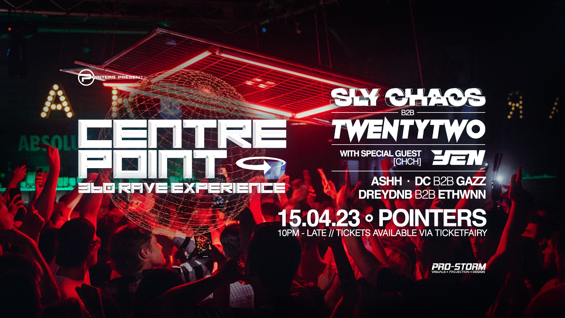 POINTERS PRESENTS: CENTRE POINT | A 360° RAVE EXPERIENCE Tickets ...