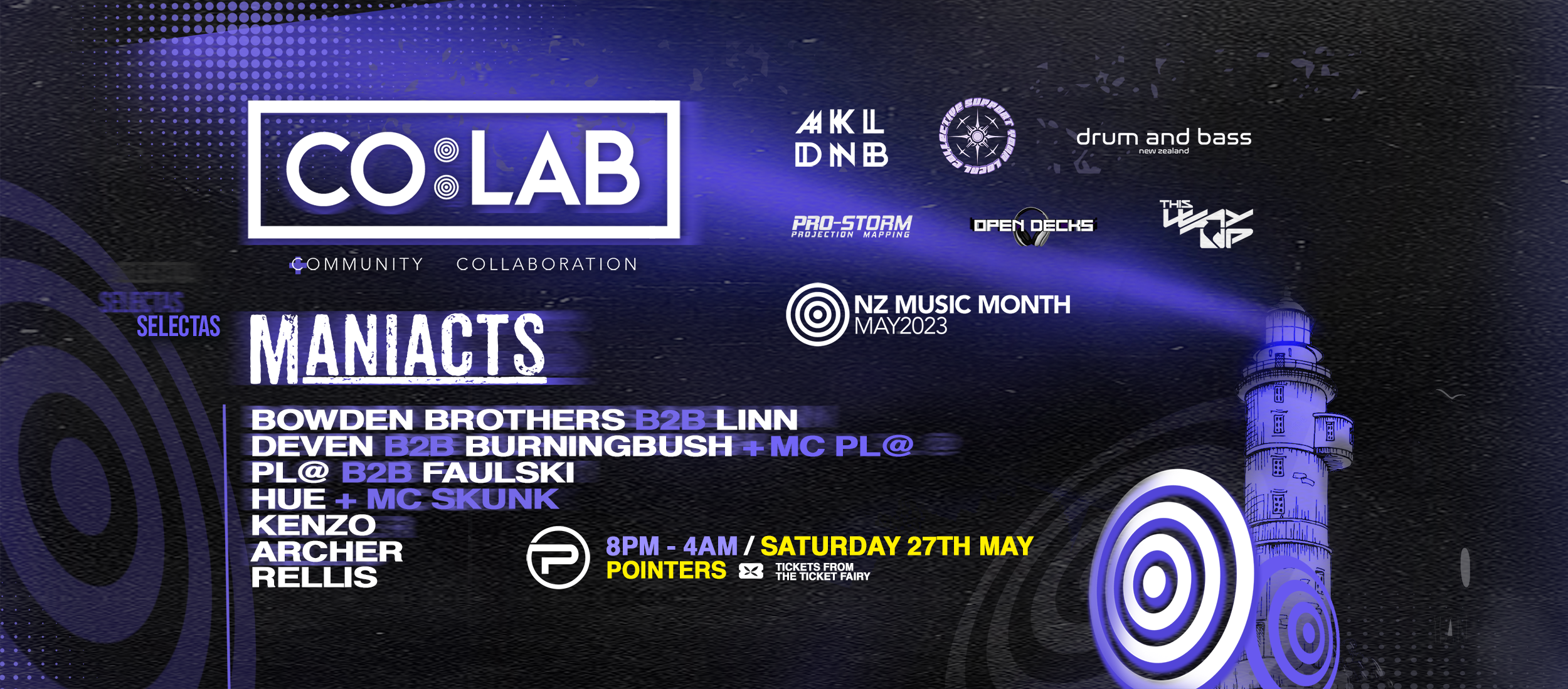 CO:LAB presented by: AKL DNB, SYLC & DNB NZ's Tickets | Auckland ...