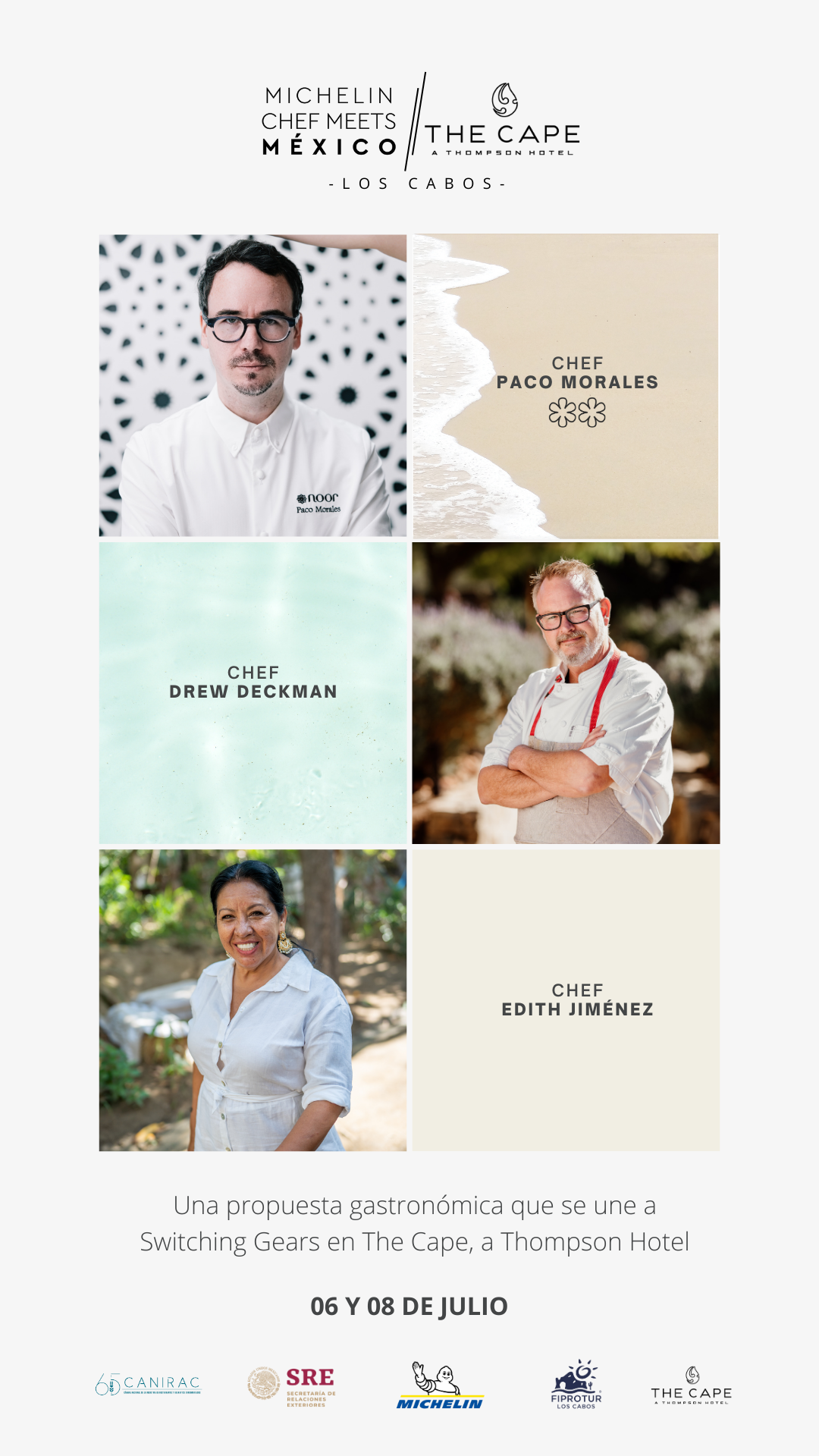 Michelin Chef Meets The Cape - July 6th's Tickets | Cabo San Lucas ...