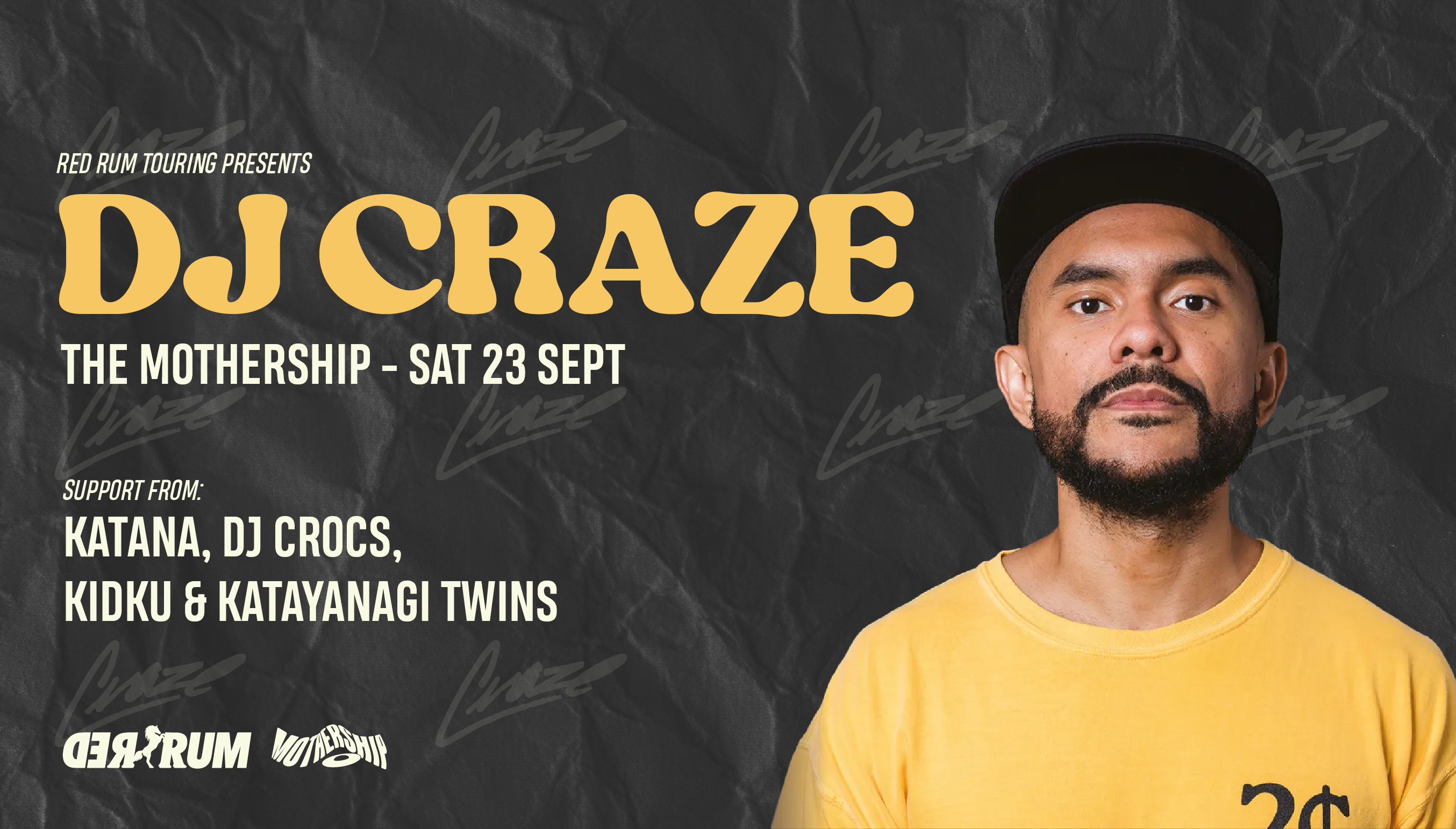 DJ Craze (USA)'s Tickets | Auckland | The Mothership - Ticket Fairy