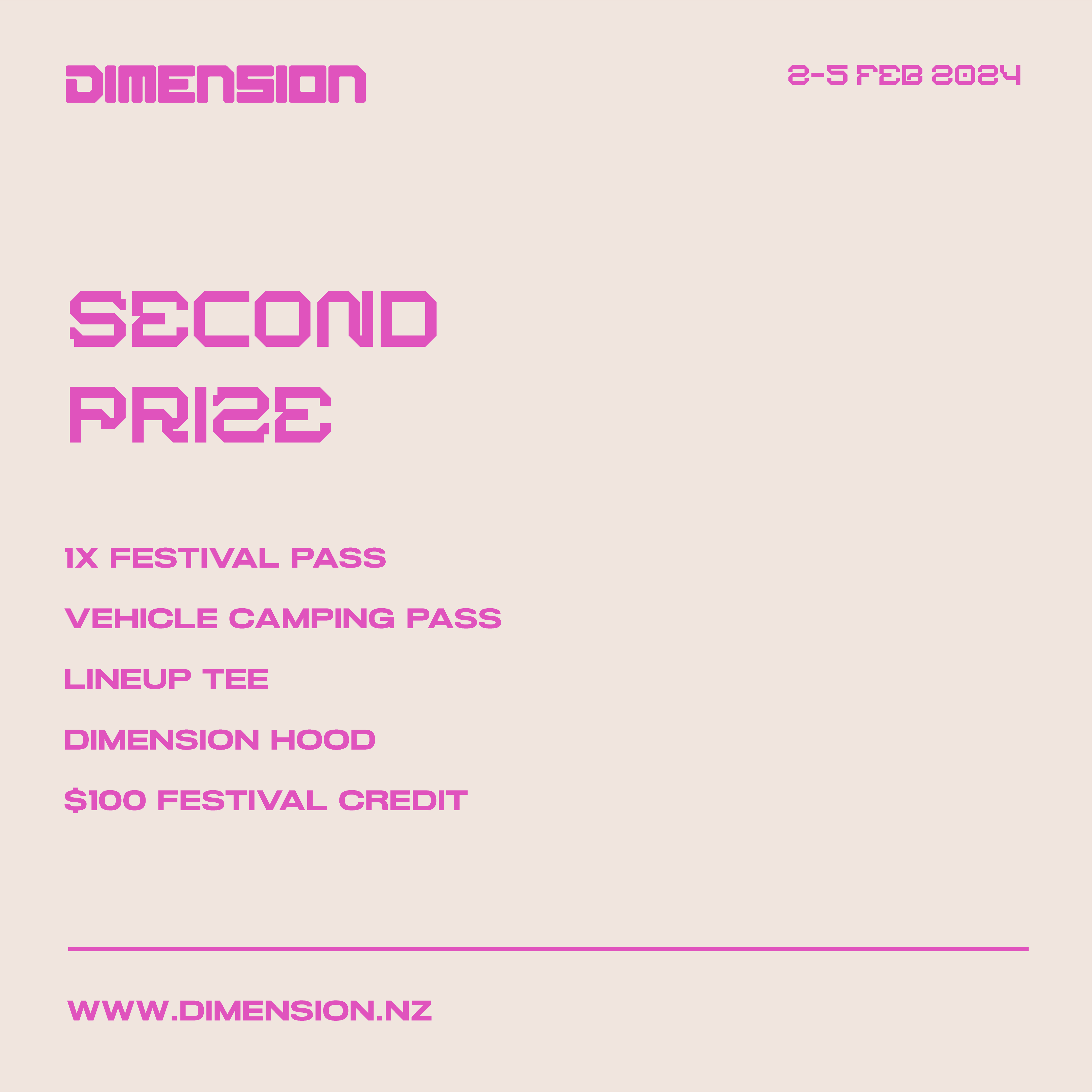Pre-Registration for Dimension Festival 2024