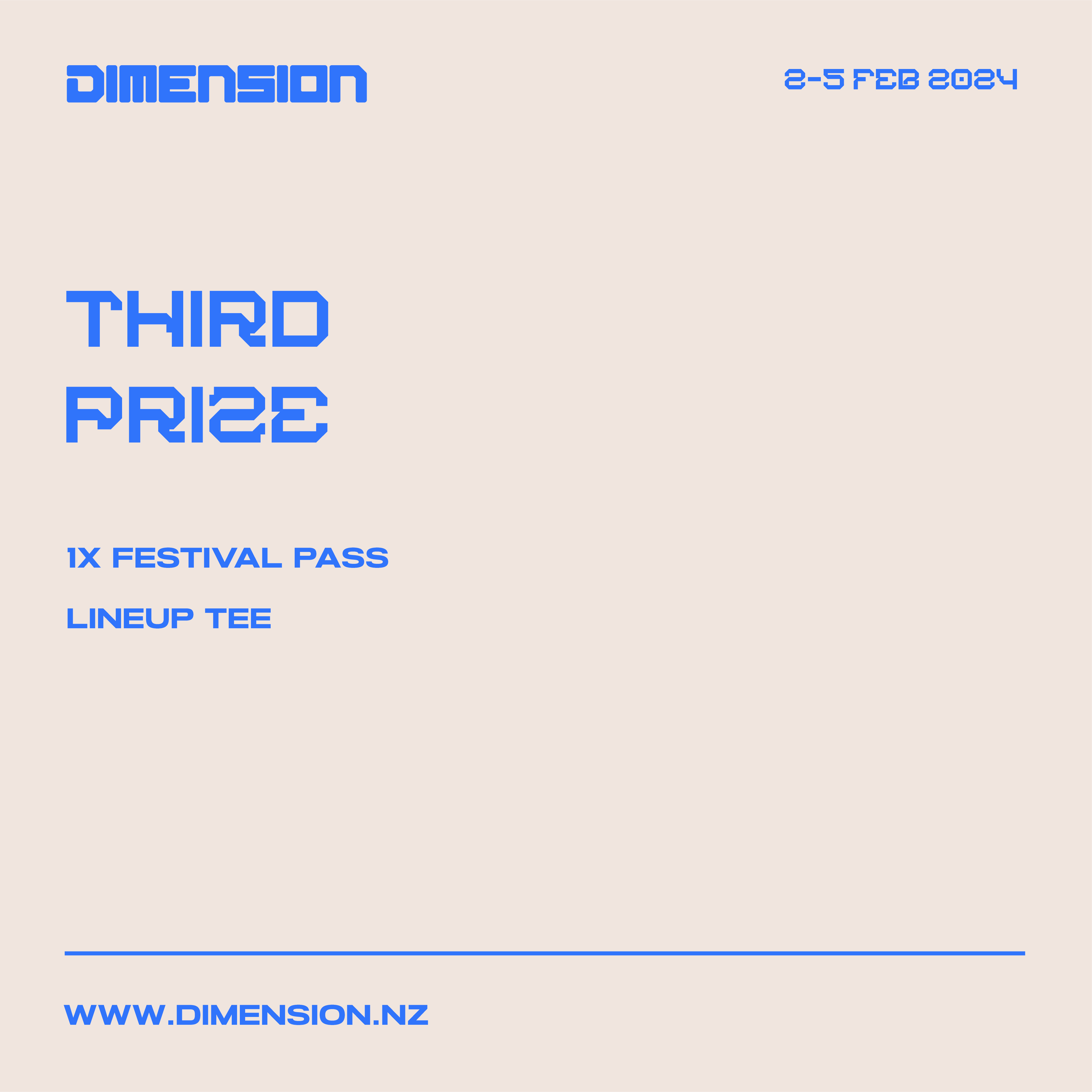 Pre-Registration for Dimension Festival 2024