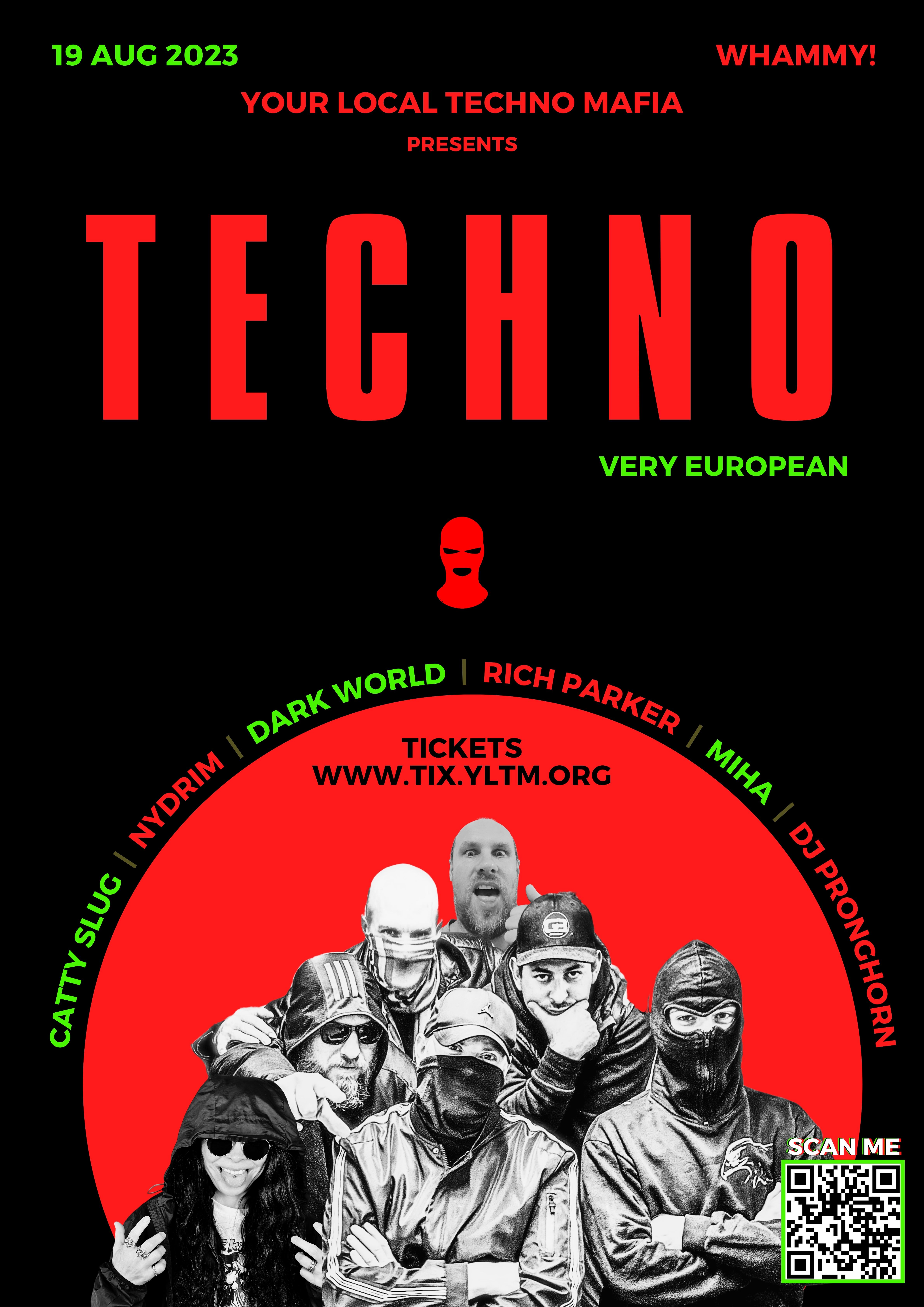 European Techno in Whammy Tickets | Auckland | Whammy Bar - Ticket Fairy