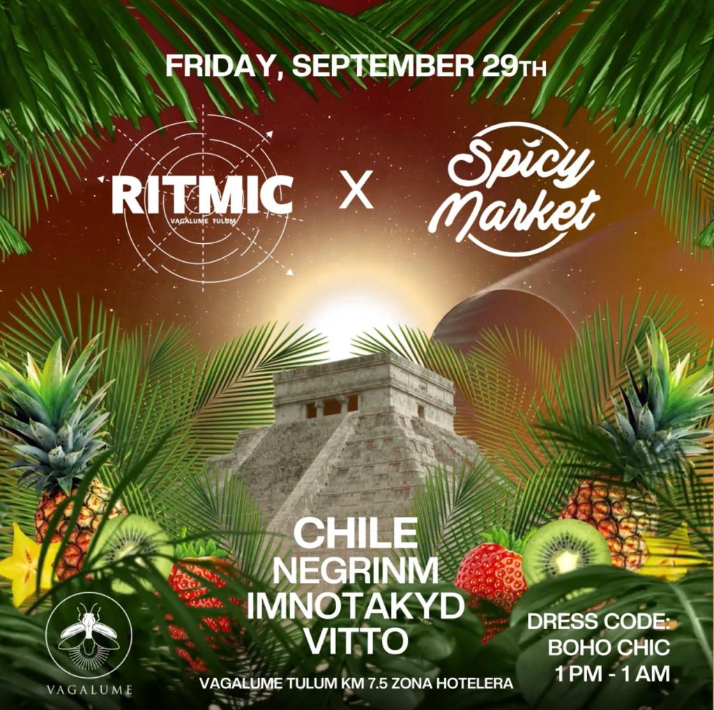 RITMIC X SPICY MARKET's Tickets | Tulum | Vagalume Tulum - Ticket Fairy