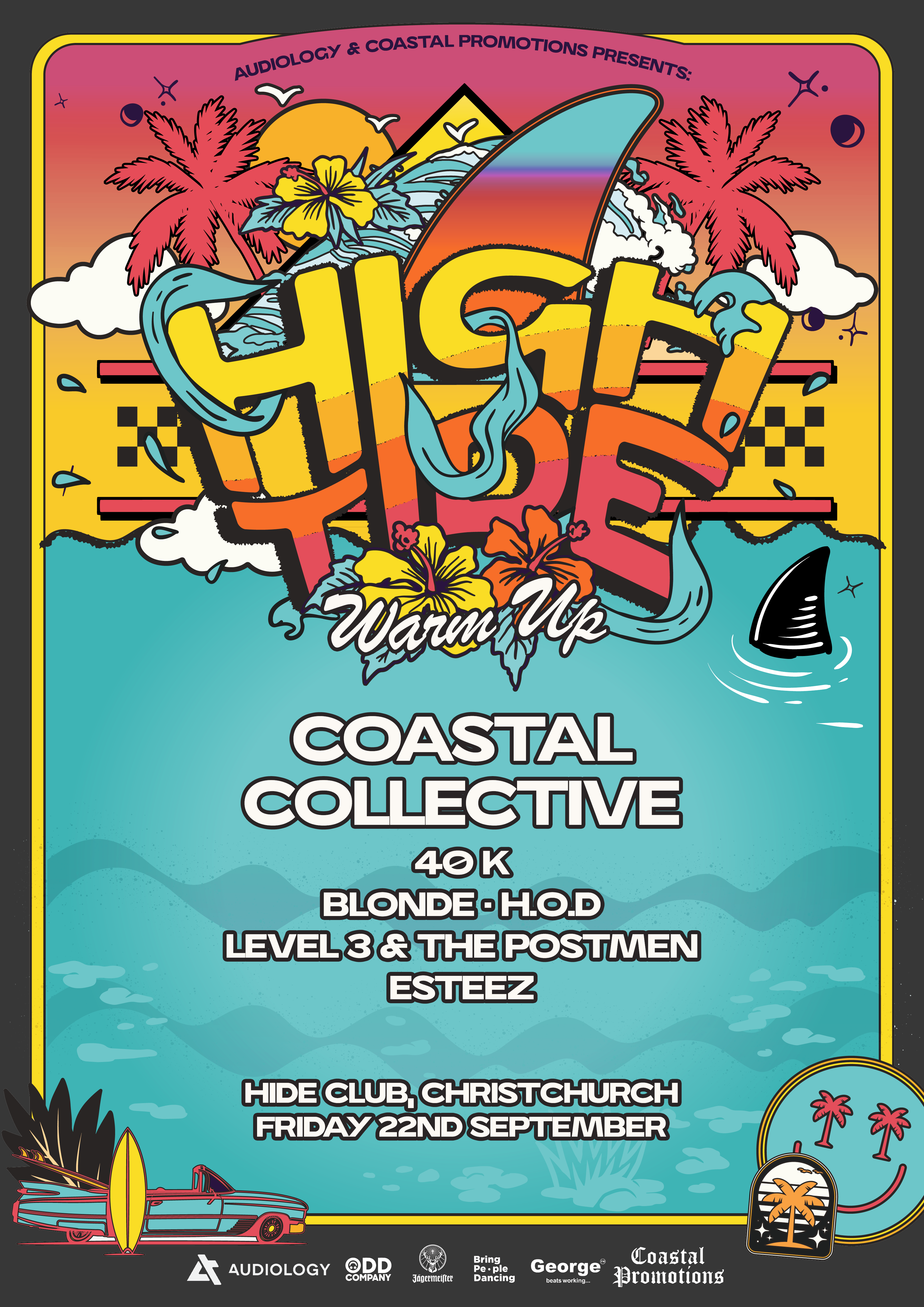 High Tide Warm Up | Christchurch's Tickets | Christchurch | Hide ...