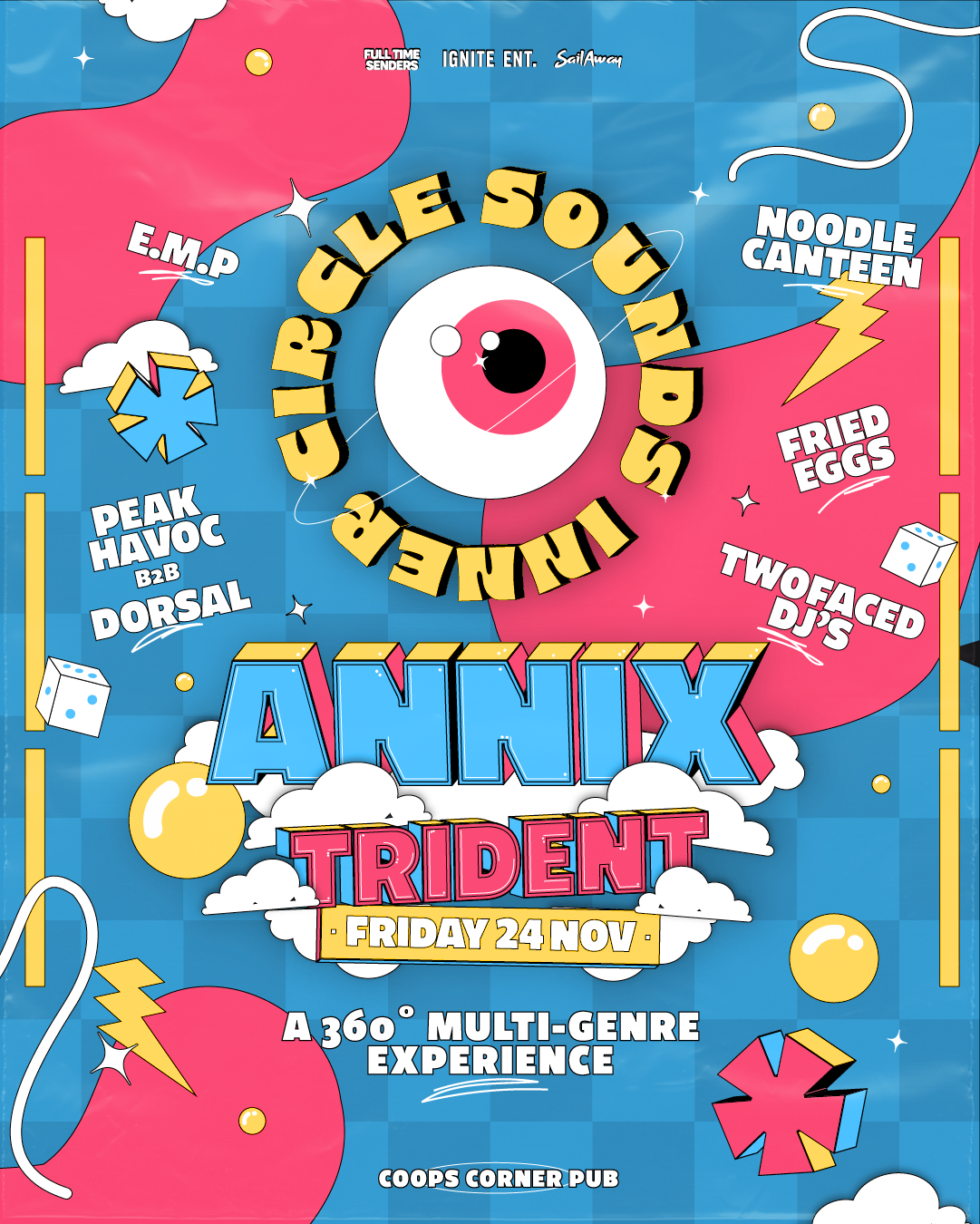 Inner Circle Sounds Ft. Annix (UK) + More | Auckland's Tickets | Auckland | Coops Corner Pub ...