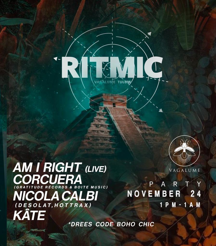 RITMIC PARTY's Tickets | Tulum | Vagalume Tulum - Ticket Fairy