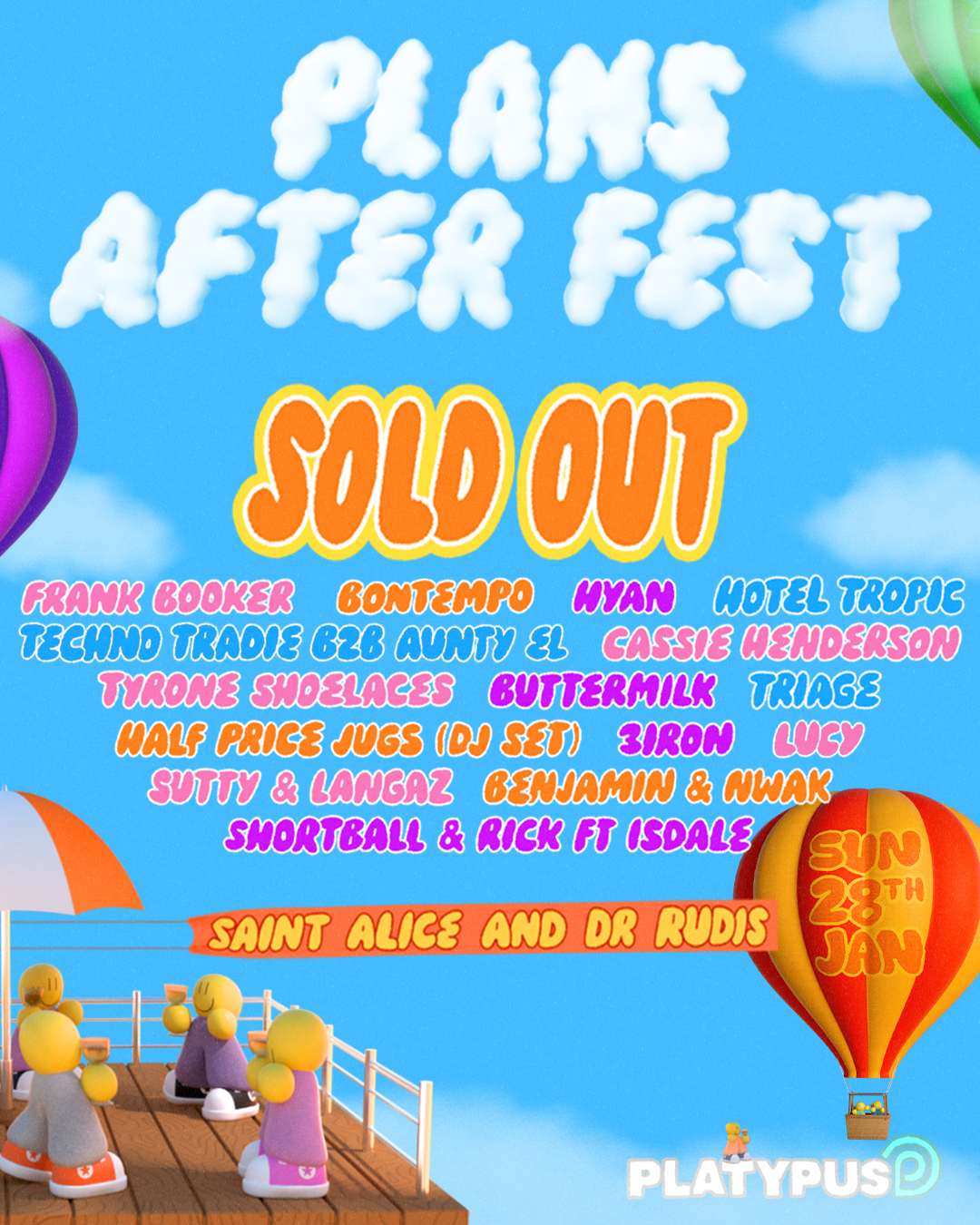 Plans After Fest - St Alices & Dr Rudis Tickets | Auckland | Saint Alice - Ticket Fairy