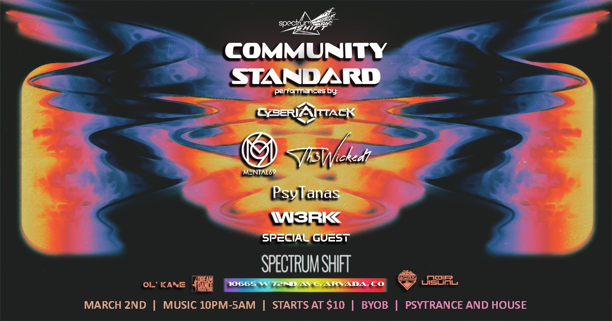 Community Standard Tickets | Arvada | Spectrum Shift Art Collective ...