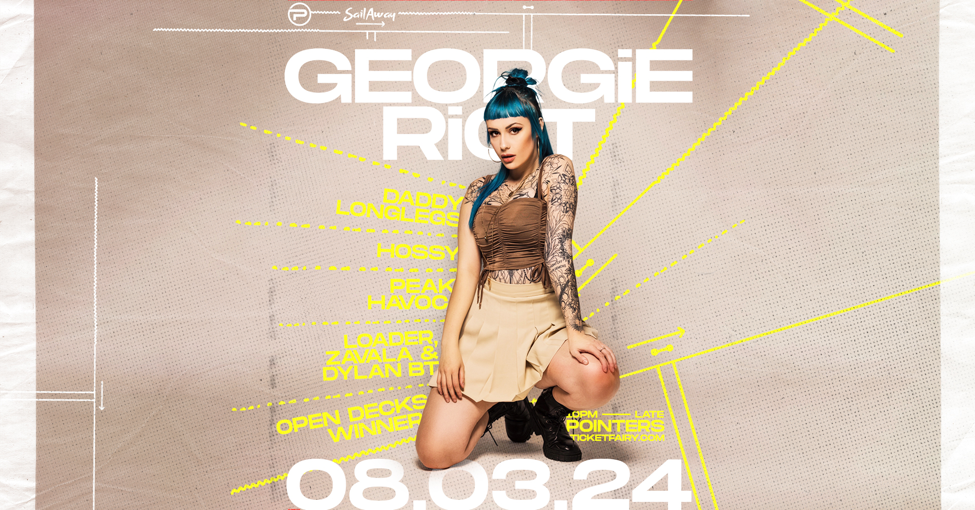 Georgie Riot (UK) | Auckland Tickets | Auckland | Pointers - Ticket Fairy