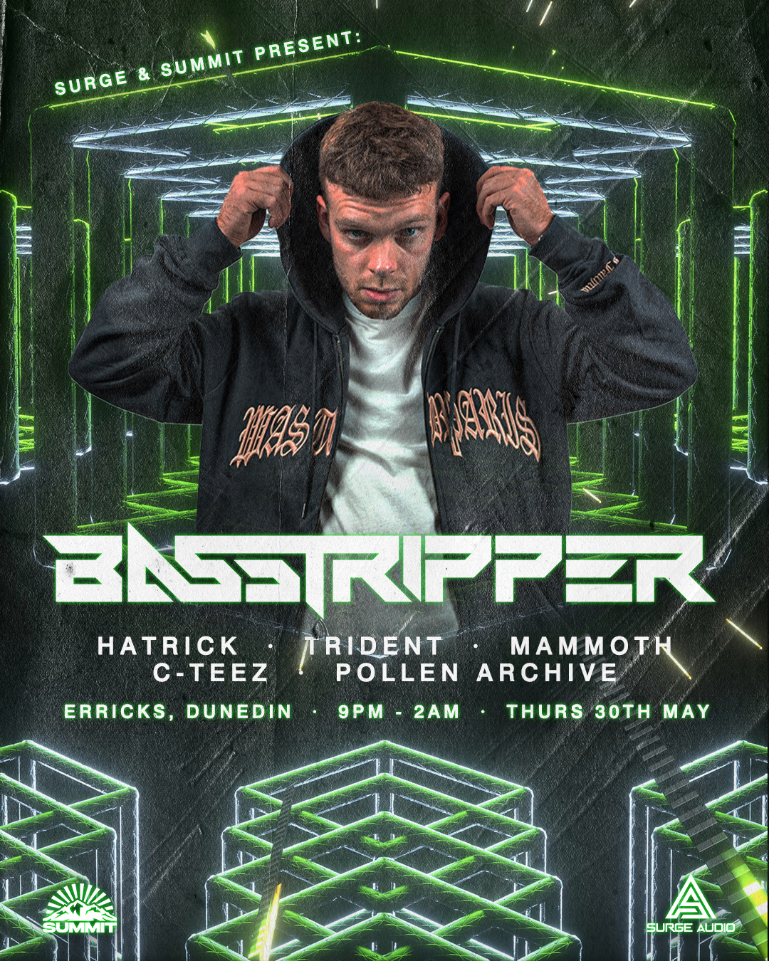 Surge Audio & Summit Touring Present: Basstripper (BEL) | Dunedin ...