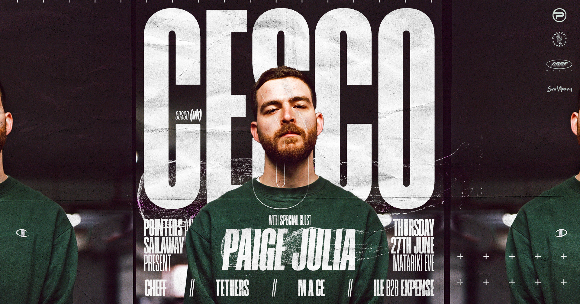 Cesco (UK) + Special Guest: Paige Julia's Tickets | Auckland | Pointers ...