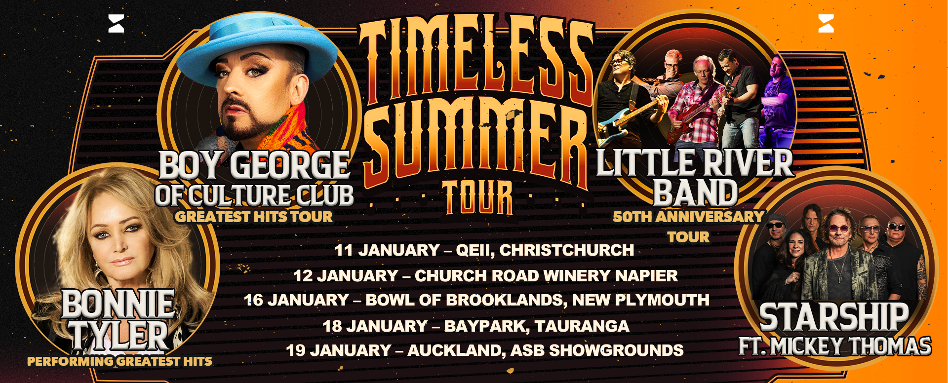 Timeless Summer Tour | Tauranga - 18 JAN 2025