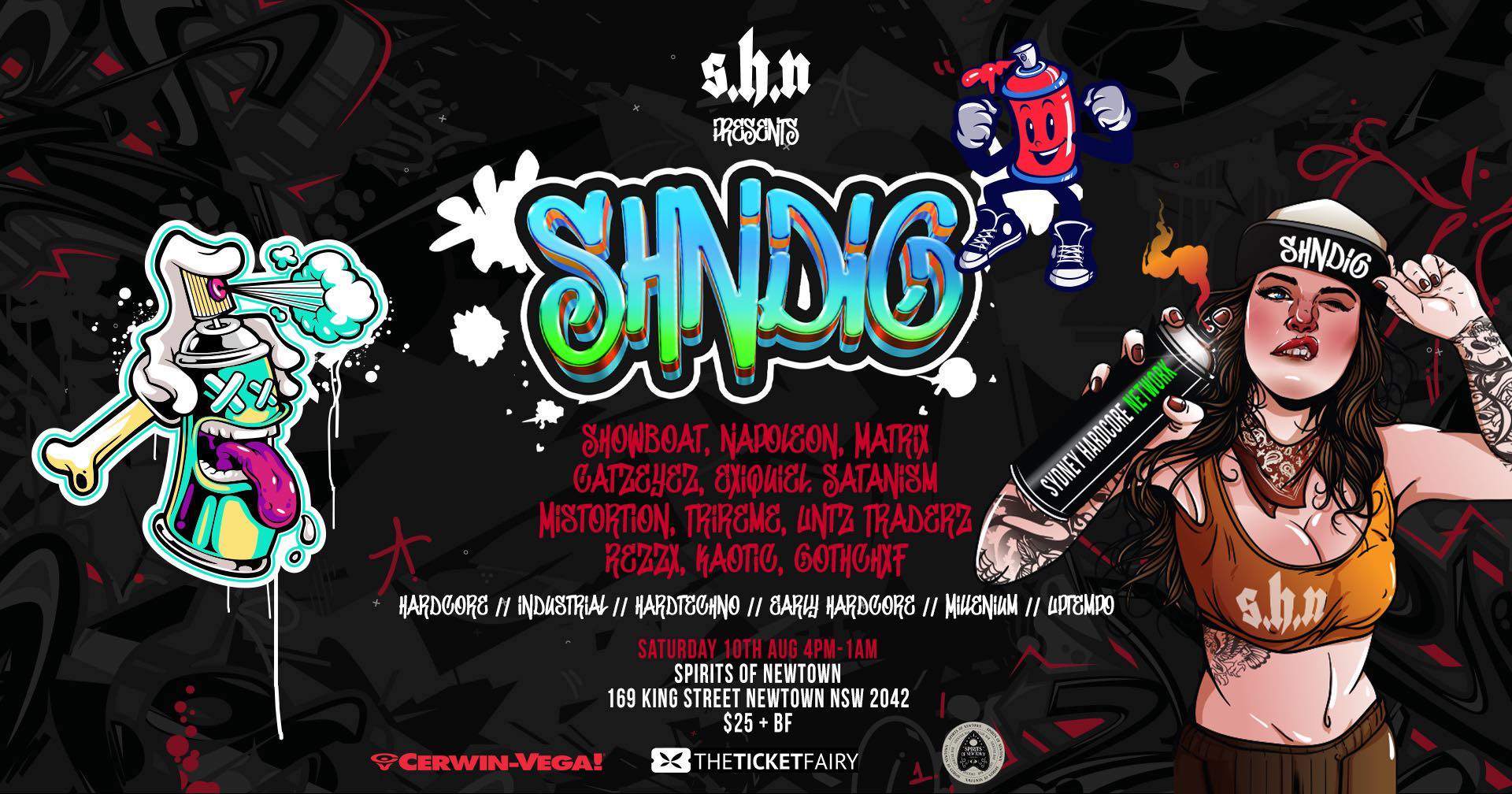 SHN Presents The SHNDIG Tickets | Newtown | Spirits Of Newtown - Ticket ...