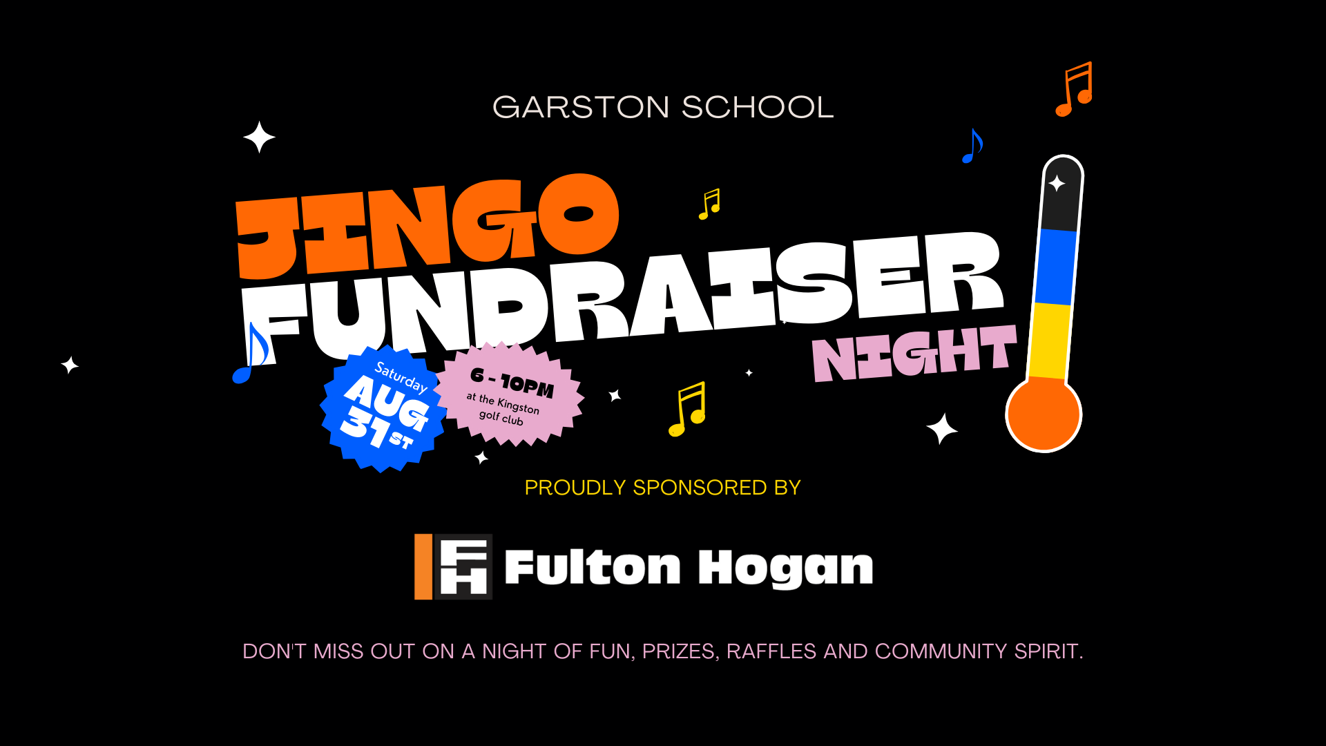 Garston School Jingo Fundraiser's Tickets | Kingston | Kingston Golf ...