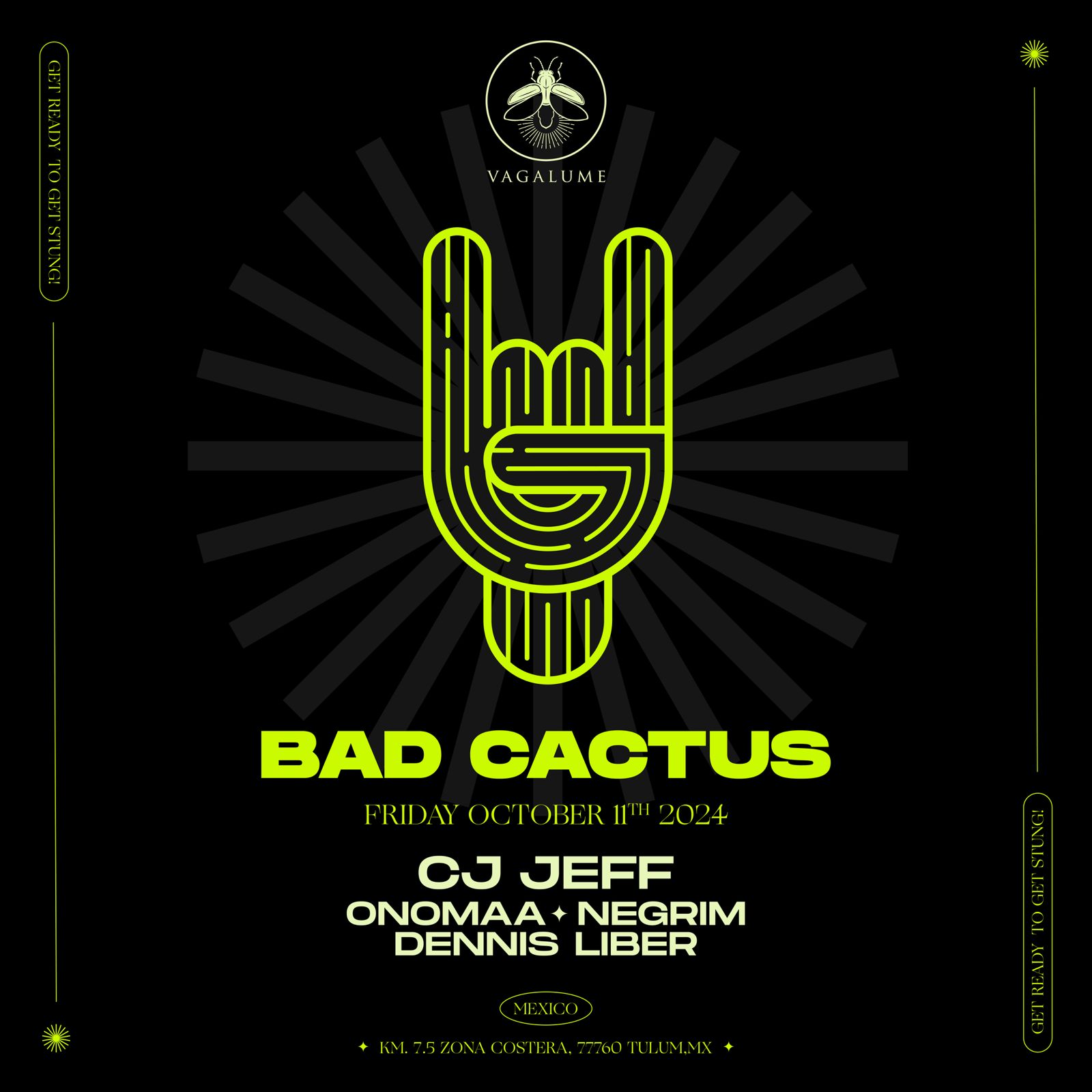 VAGALUME PRESENTS: BAD CACTUS's Tickets | Tulum | Vagalume Tulum ...