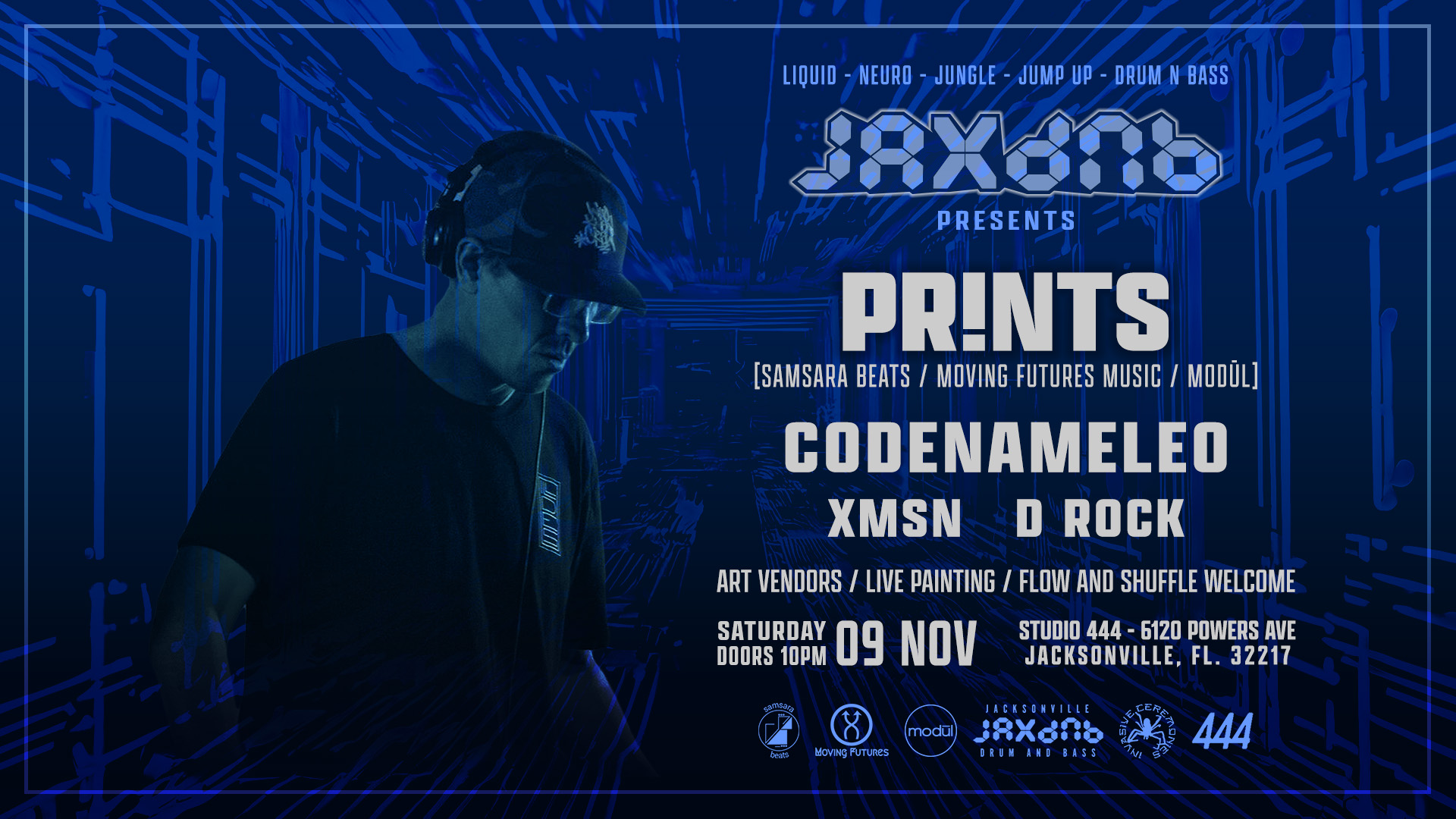 JaxDnb Presents: PR!NTS + CodenameLeo's Tickets | Jacksonville | Studio ...