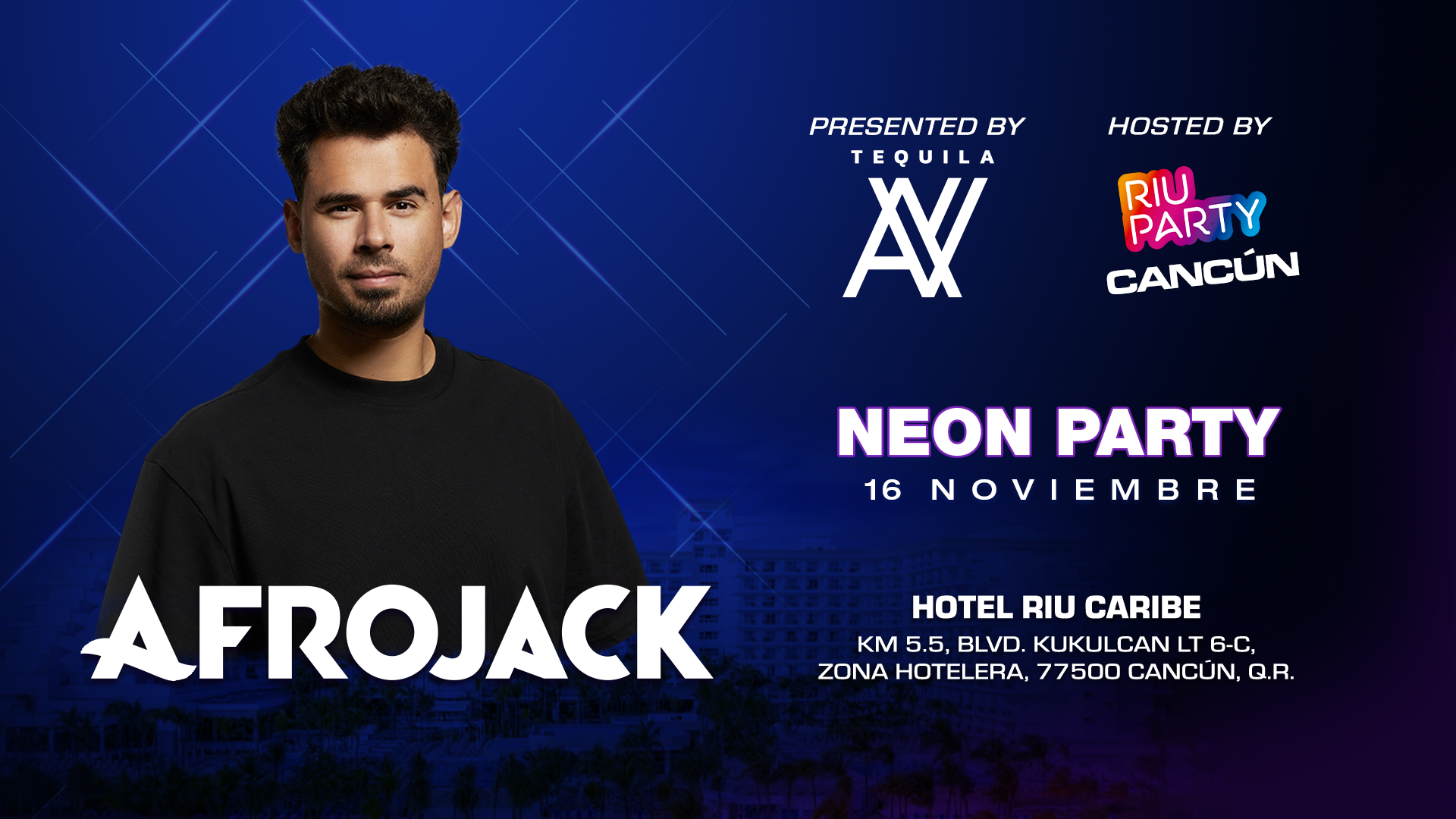 AFROJACK @RIUPARTY's Tickets | Cancún | Riu Party - Ticket Fairy