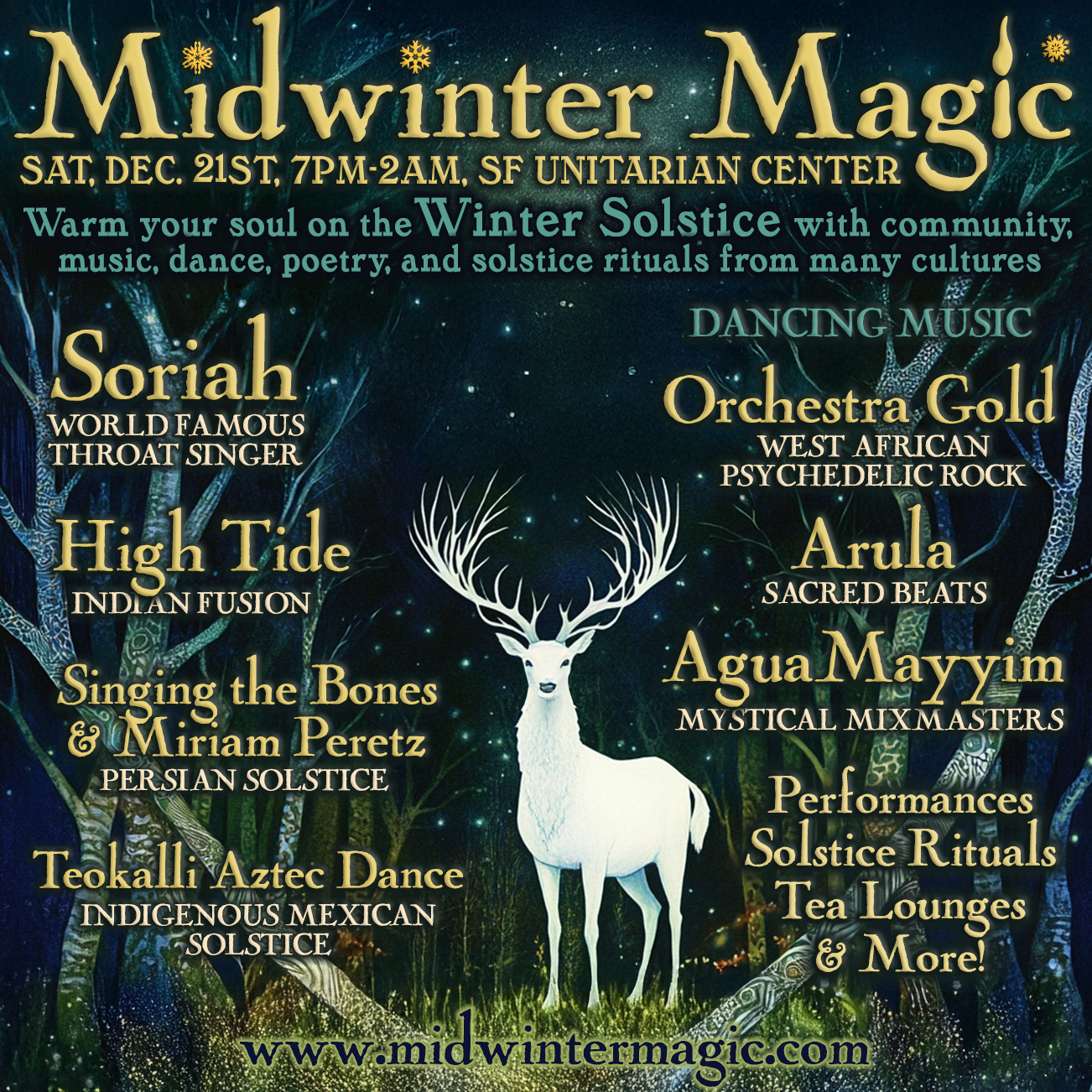 Midwinter Magic: Winter Solstice World Folk Jam Tickets | San Francisco ...