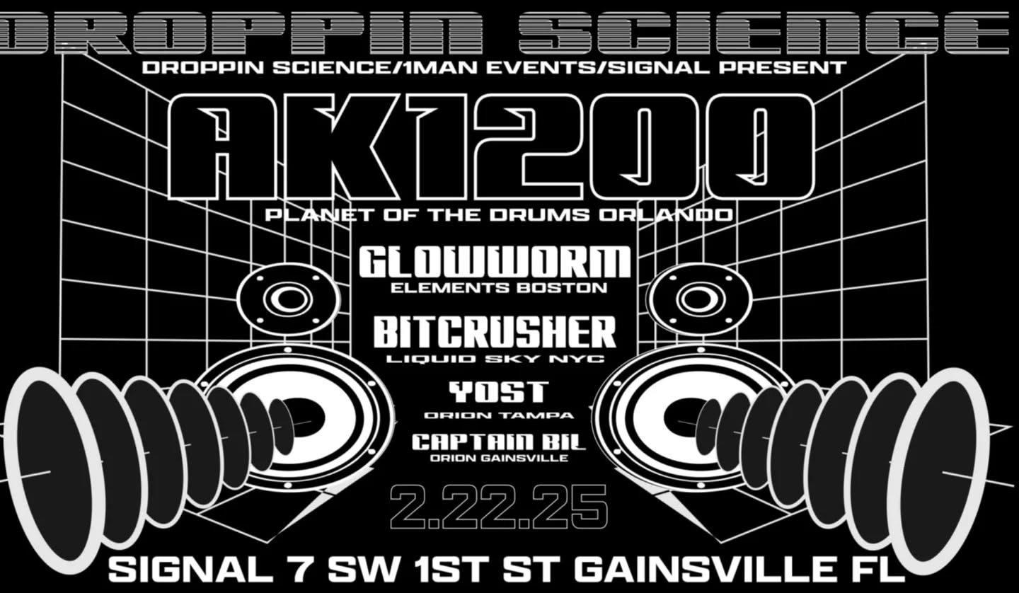 AK1200 @ Signal(Gainesville) Tickets | Gainesville | Signal Lounge ...
