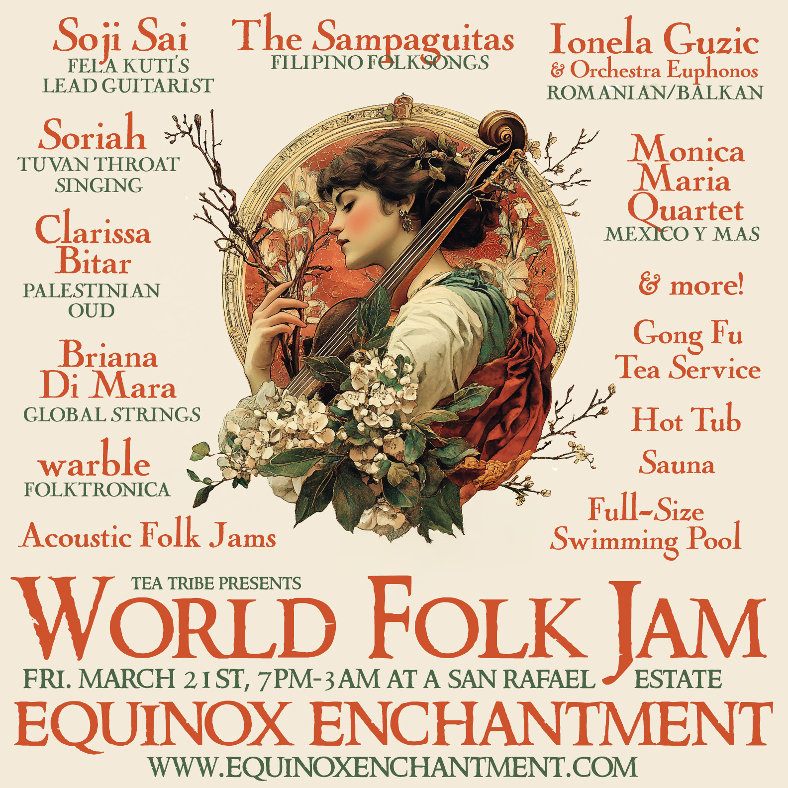 Secret World Folk Jam at San Rafael Estate Tickets | San Rafael - Ticket Fairy